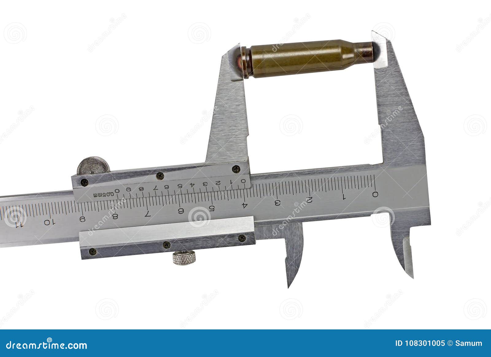 Caliper and sleeve stock image. Image of precision, precise - 108301005