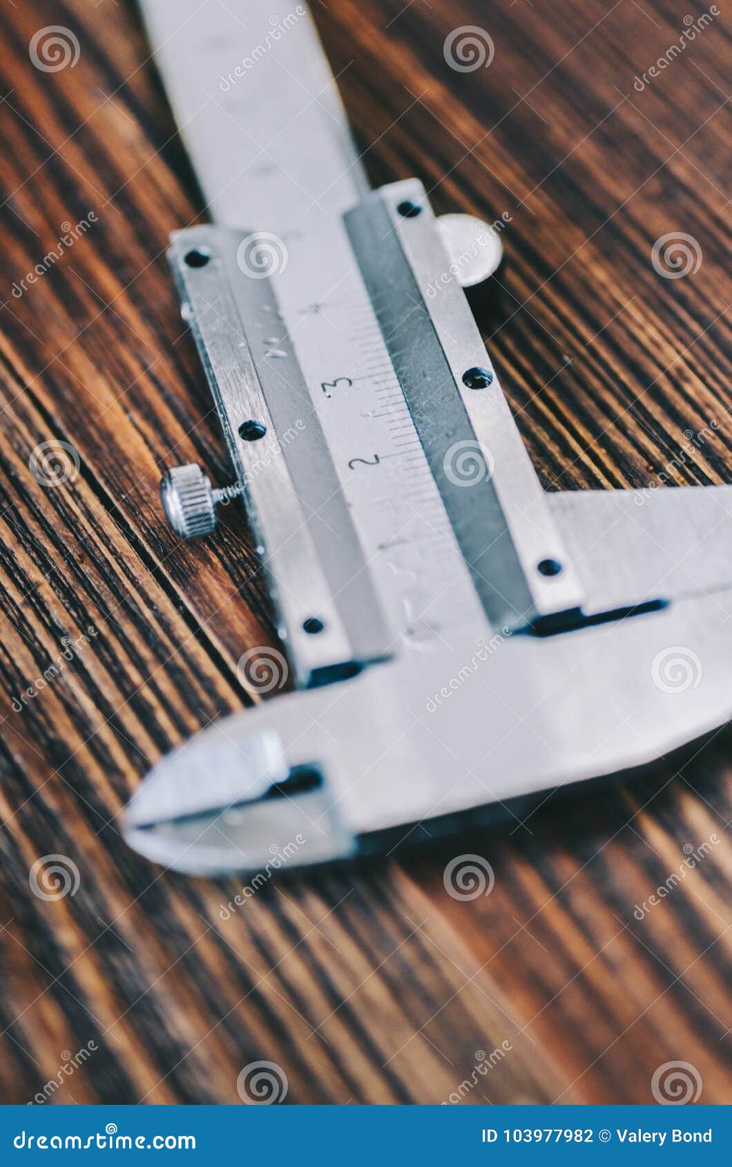 Caliper on Table stock photo. Image of rusty, precision - 103977982