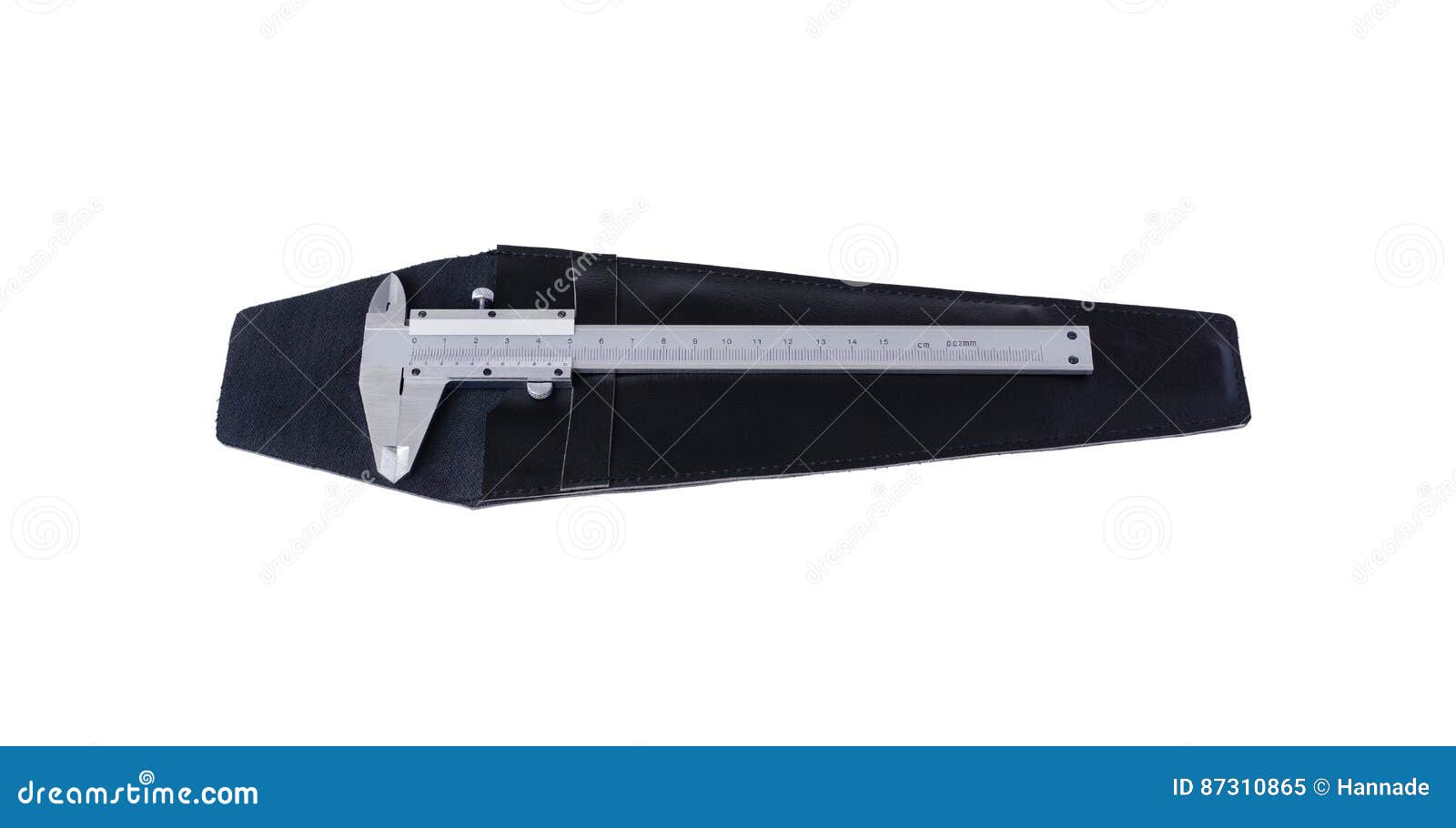 Caliper on White Background Stock Image - Image of mechanical ...