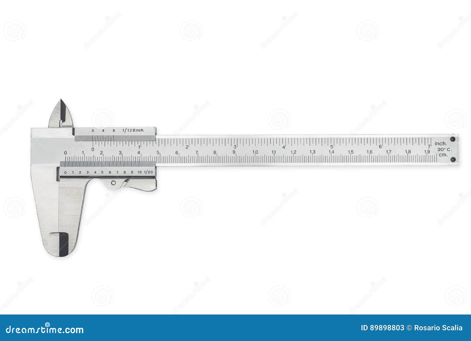 Caliper on white stock image. Image of precise, precision - 89898803