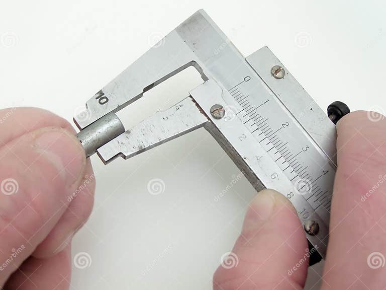 Calipers stock photo. Image of finger, calliper, precision - 4024766