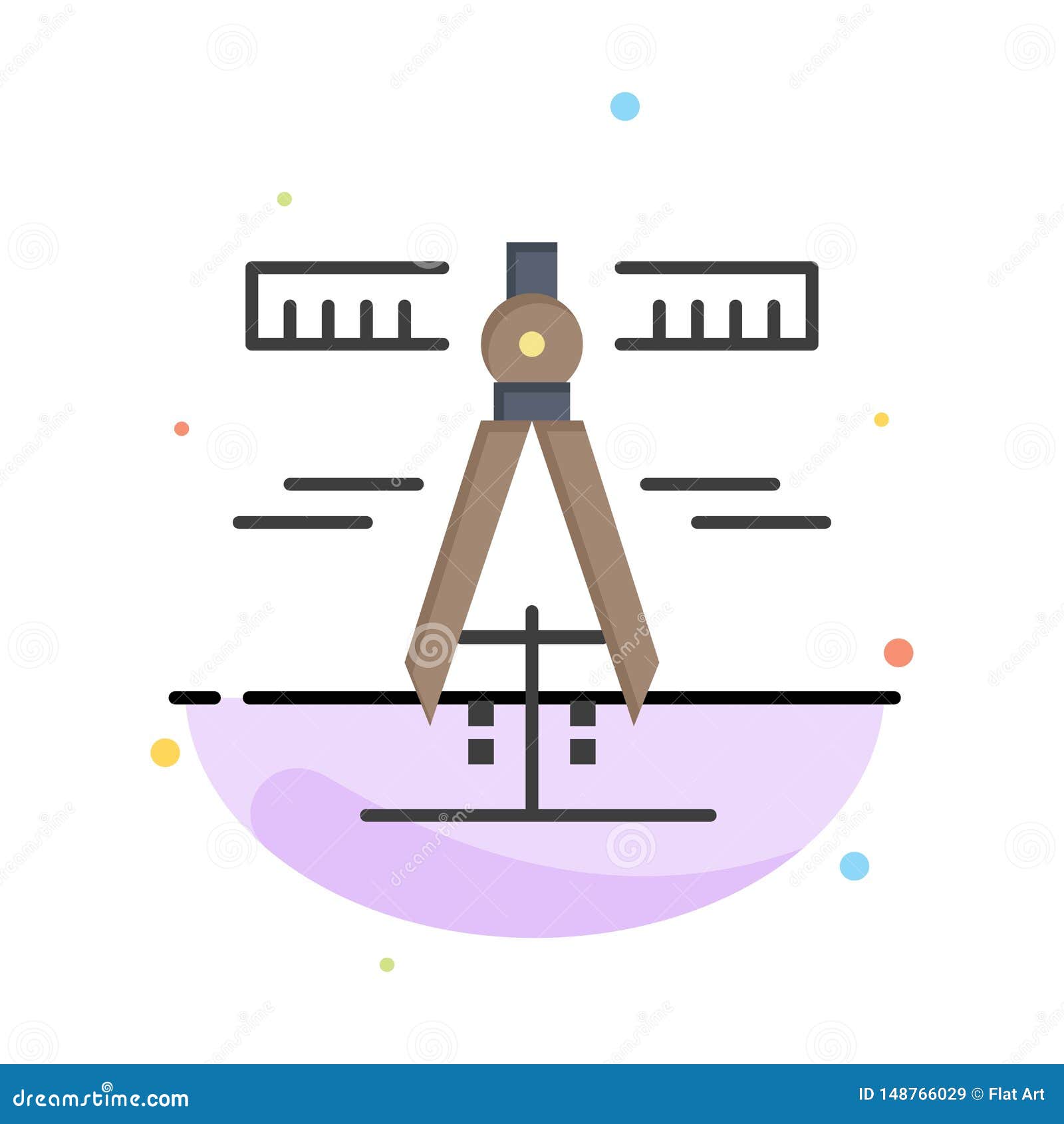 Calipers, Geometry, Tools, Measure Icons. Flat And Line Filled Icon Set ...