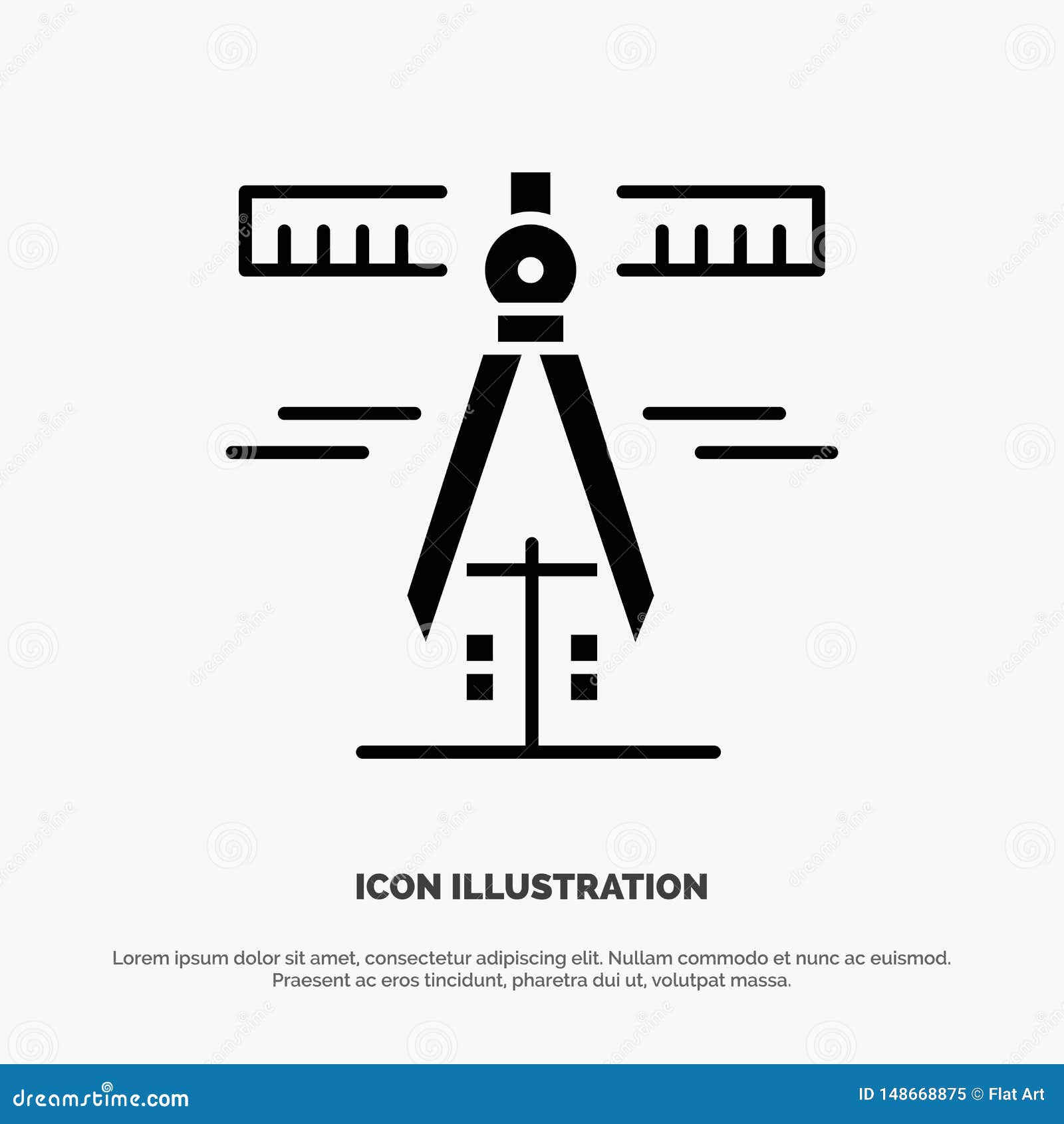 Calipers, Geometry, Tools, Measure Icons. Flat And Line Filled Icon Set ...