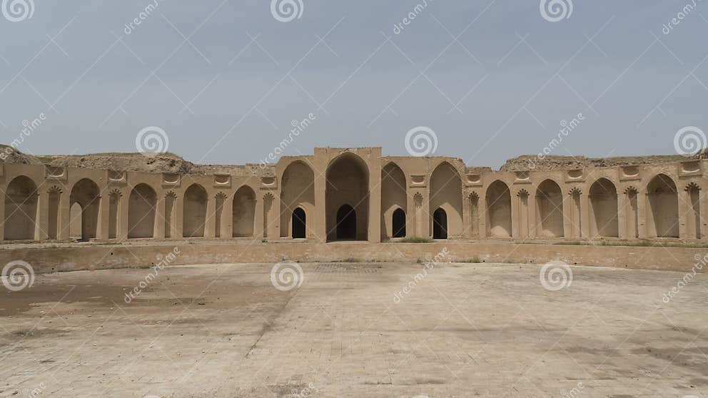 Caliphal Palace in Samarra, Iraq Stock Photo - Image of historical ...