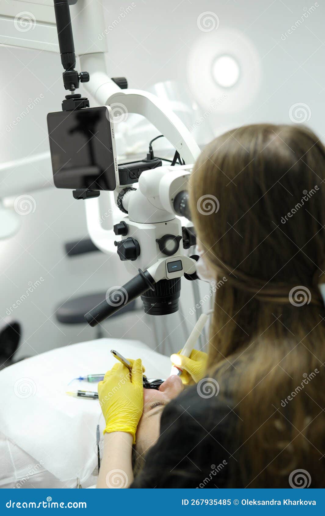 Calipso Scanner Microscope Dentist Office with Modern Equipment and ...