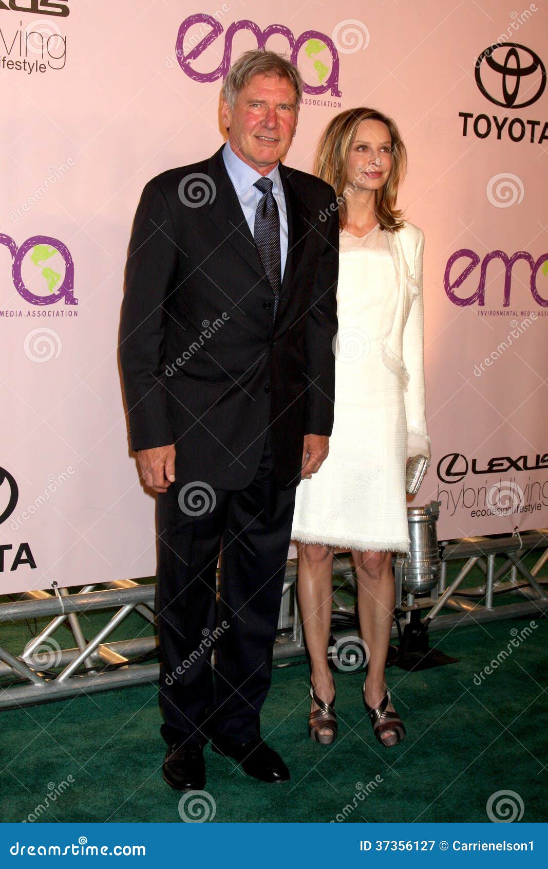 Calista Flockhart,Harrison Ford Editorial Photography - Image of ...