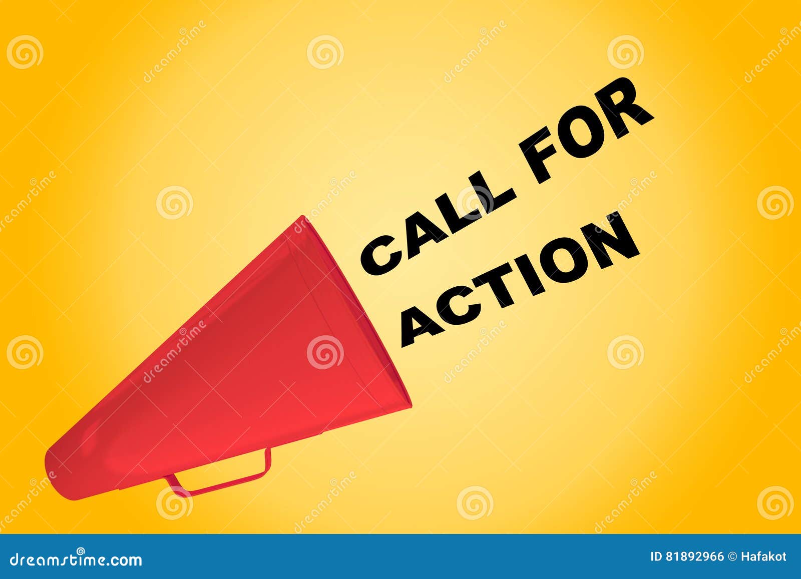 Call for Action concept stock illustration. Illustration of effective ...