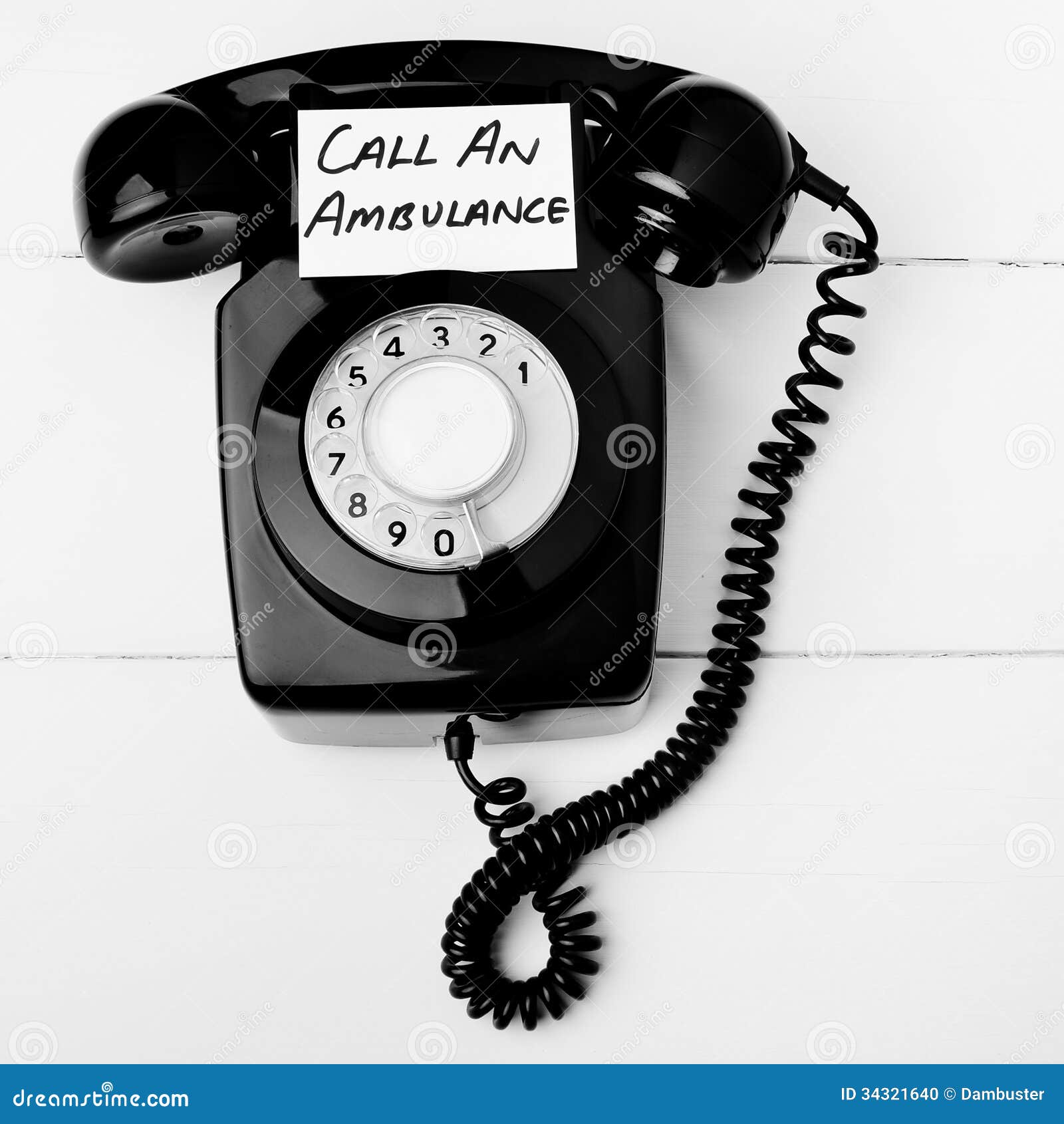 Call an Ambulance stock photo. Image of protection, danger - 34321640