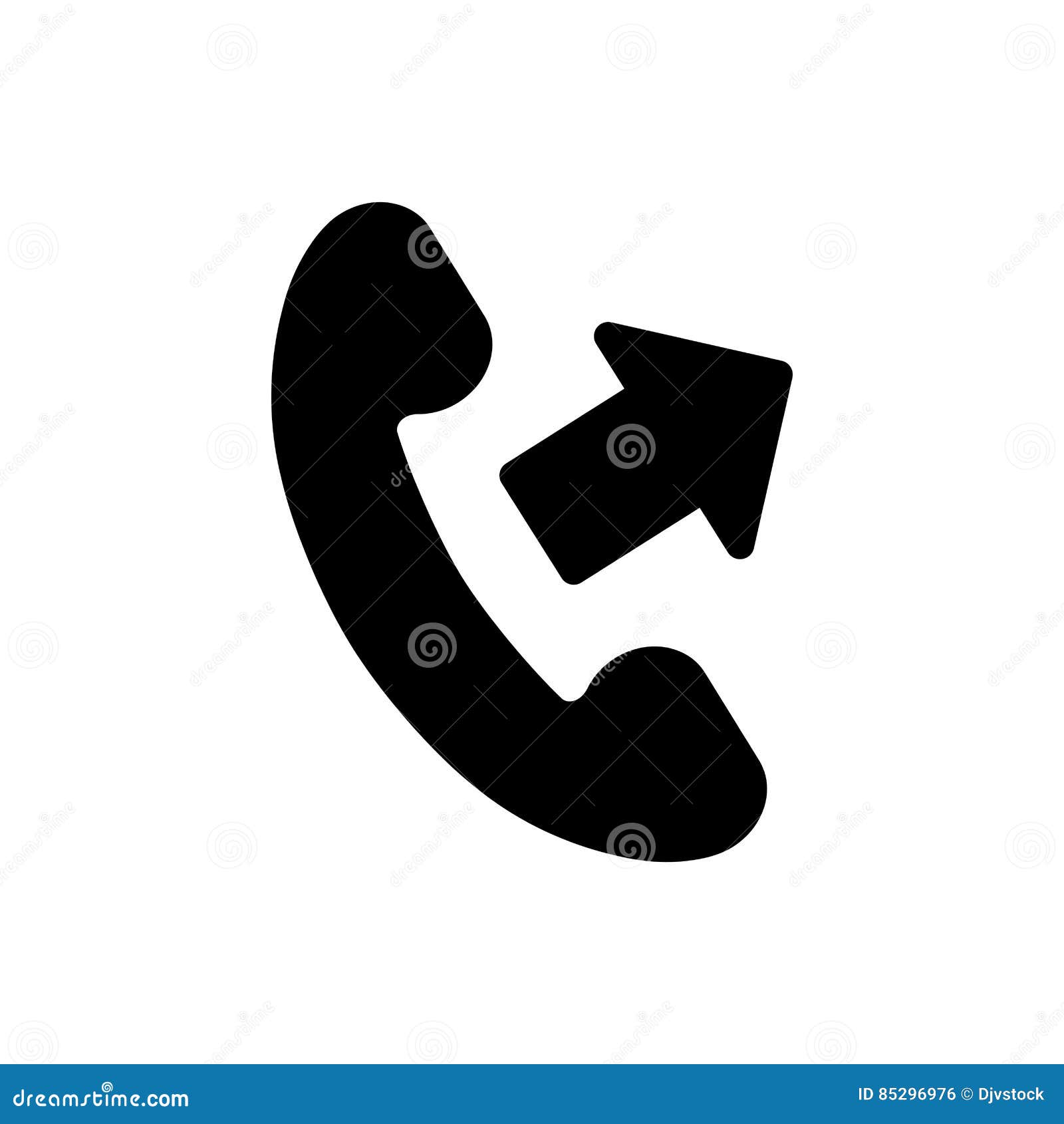 Call answer symbol stock illustration. Illustration of operator - 85296976