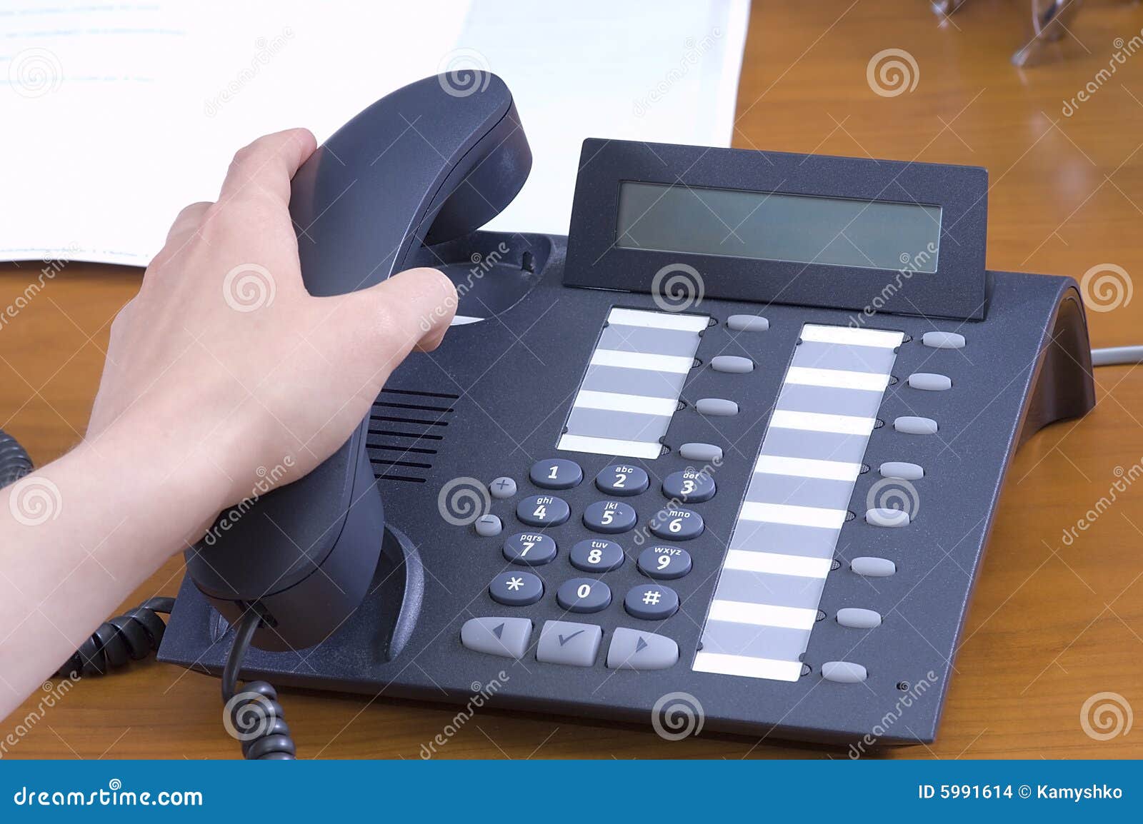Call answering in office stock photo. Image of communication - 5991614