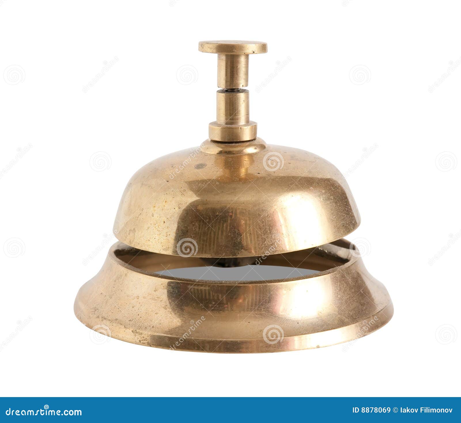 Call bell stock image. Image of antique, concierge, metallic - 8878069