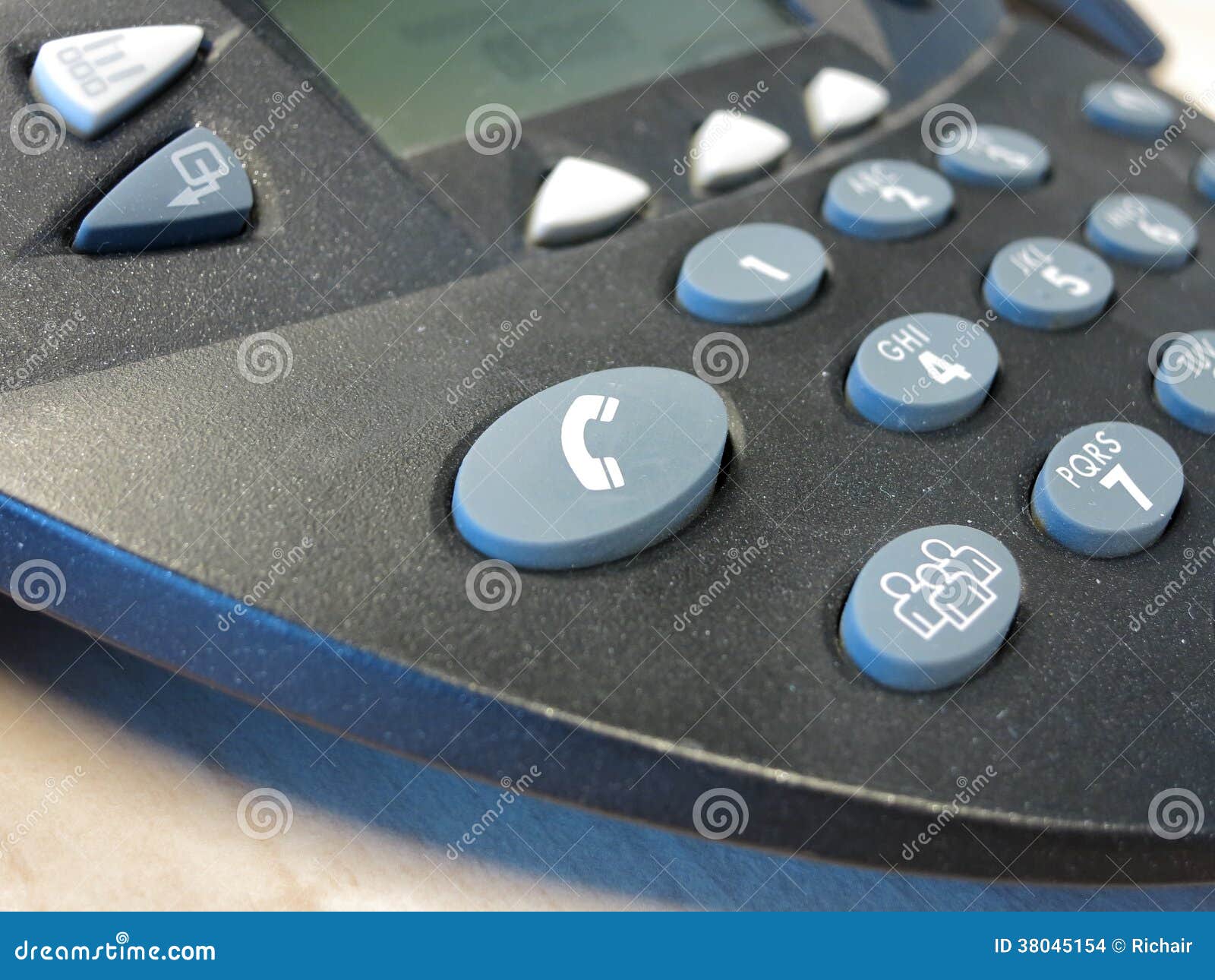 Call-button on Conference Telephone Stock Photo - Image of ...