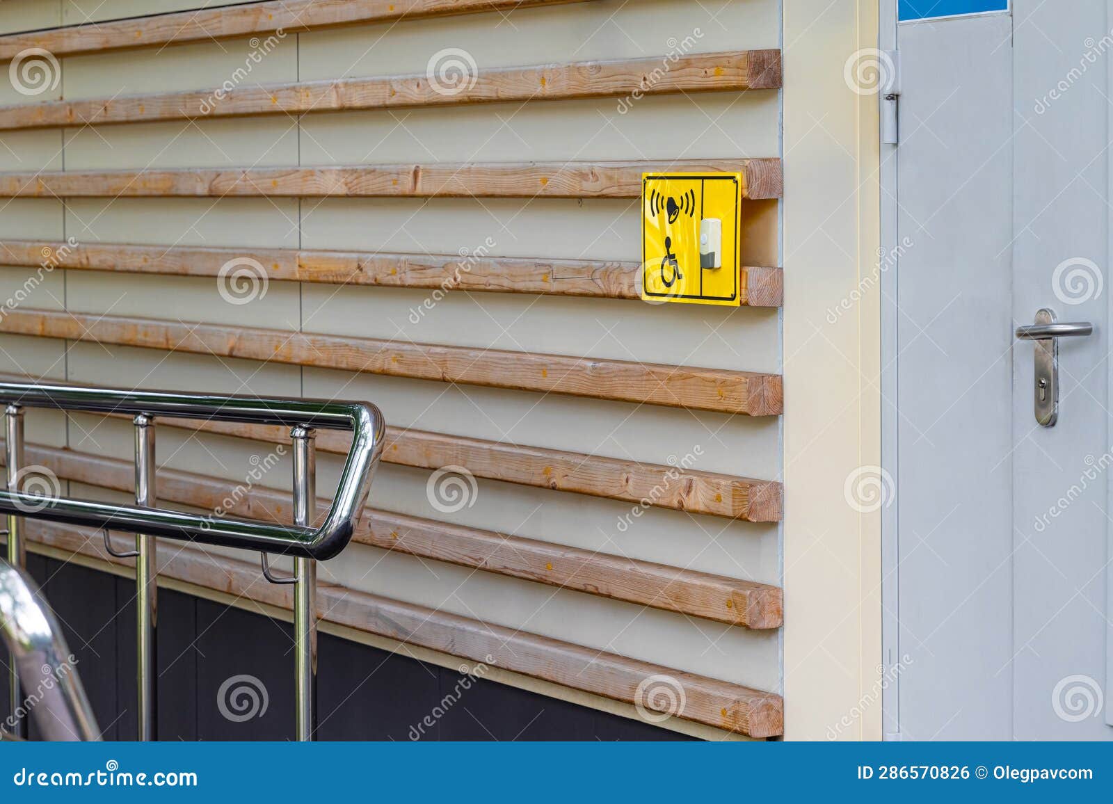 Call Button for Help for a Person with Mobility Restrictions Stock ...