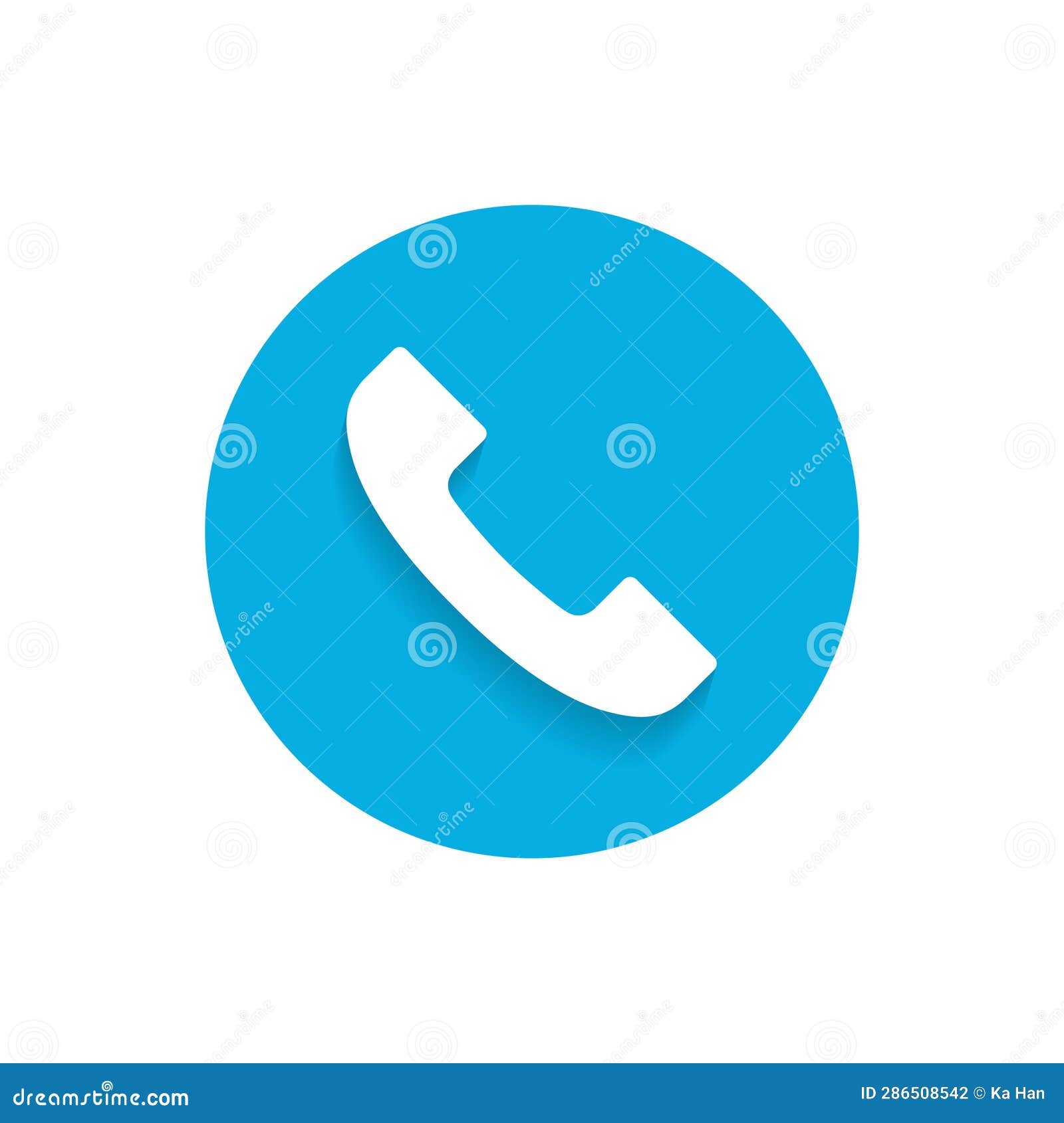 Call Button Icon Vector. Smartphone Communication Dial Symbol Stock ...