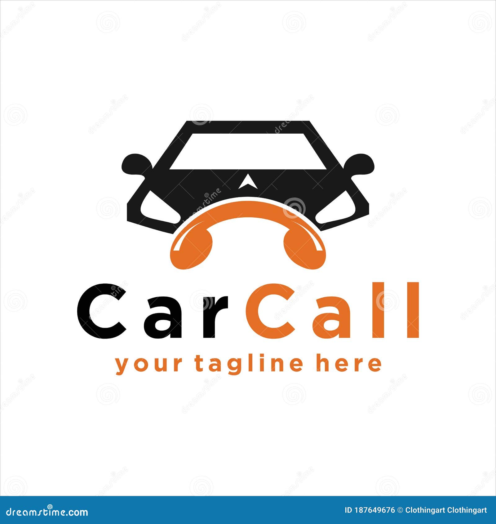 Call Car Vector Logo Design Vector Graphic Template. Emblem, Design ...