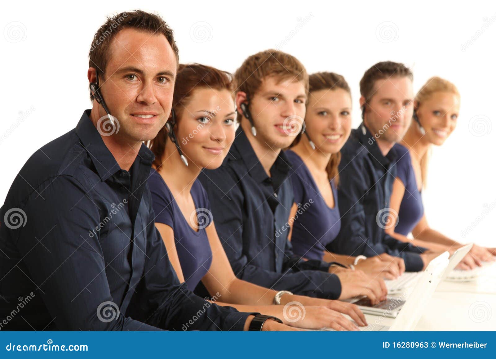 Call-center stock image. Image of team, call, women, laptop - 16280963