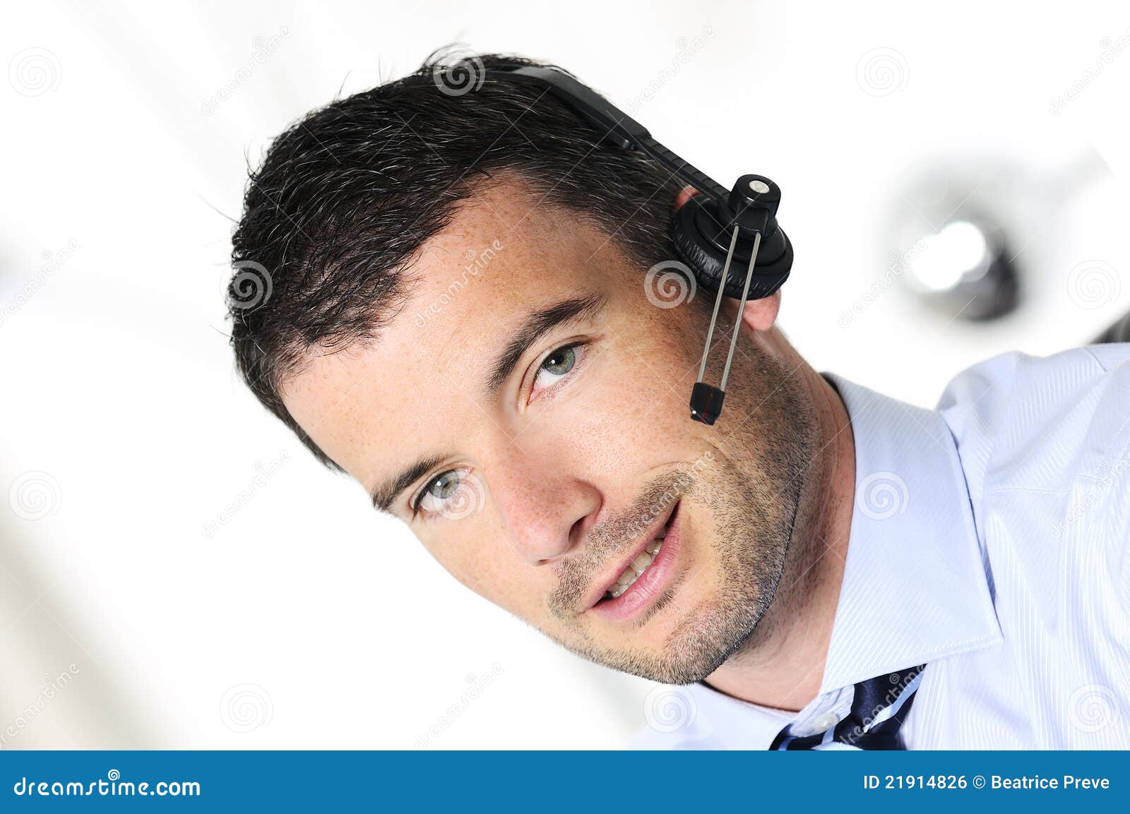 Call center stock photo. Image of agent, happy, person - 21914826
