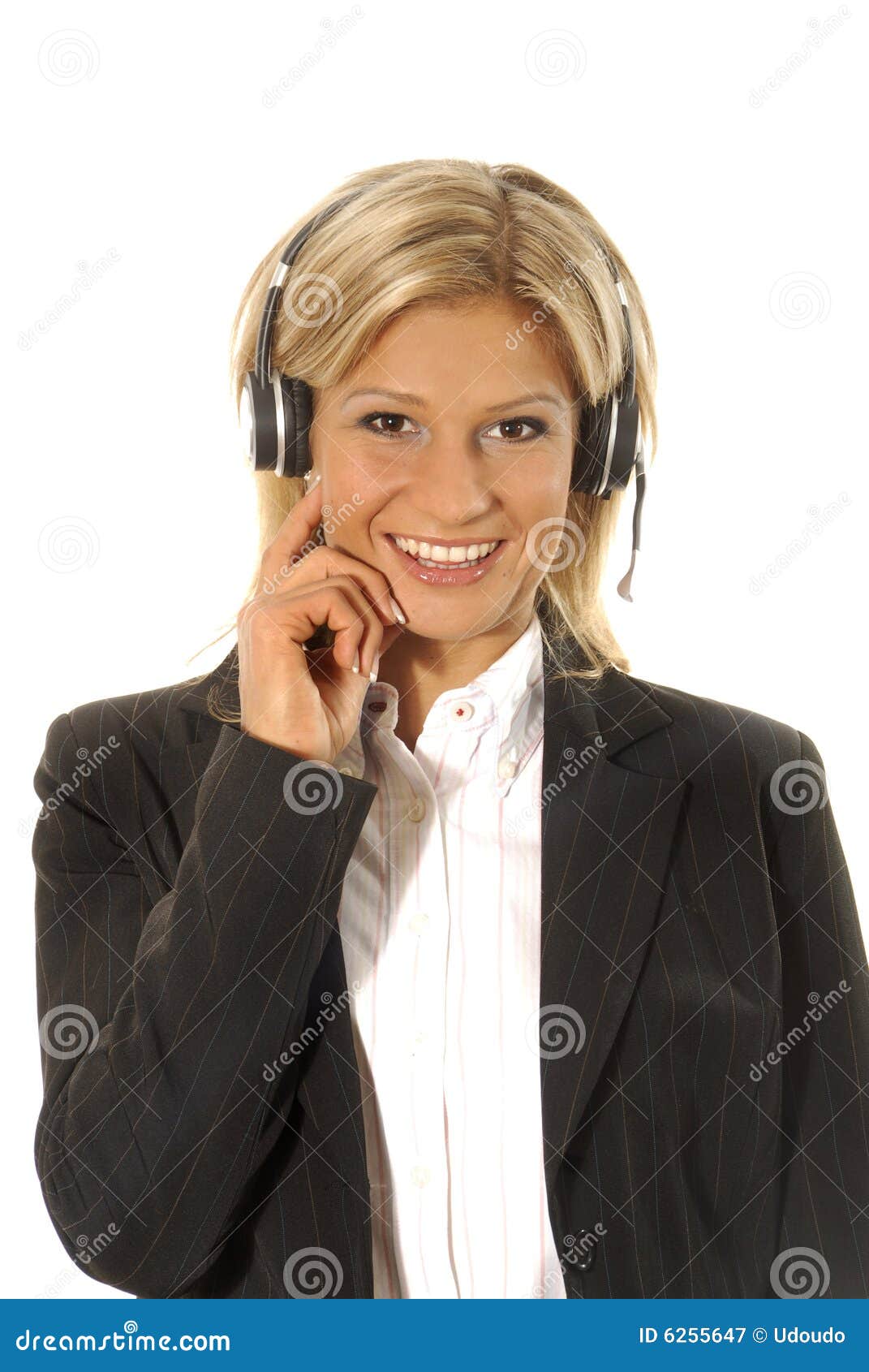 Call center stock image. Image of young, hair, blonde - 6255647