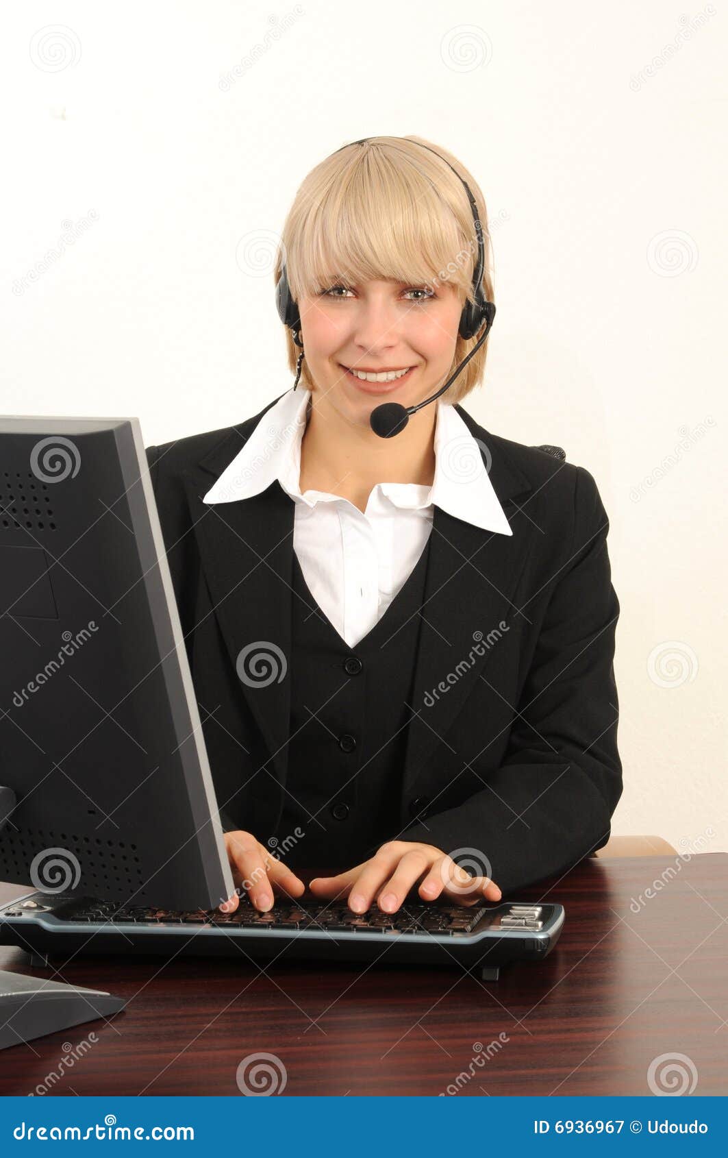 Call center stock image. Image of white, center, jacket - 6936967