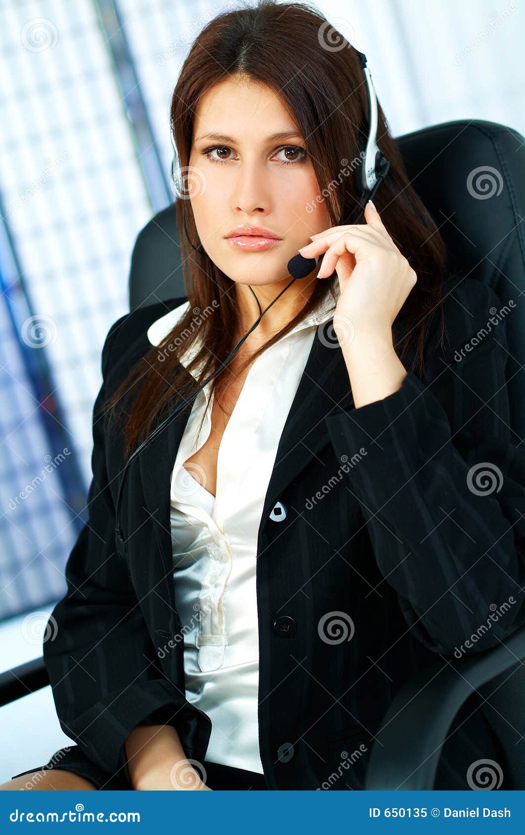 Call Center Agent stock image. Image of person, corporate - 650135
