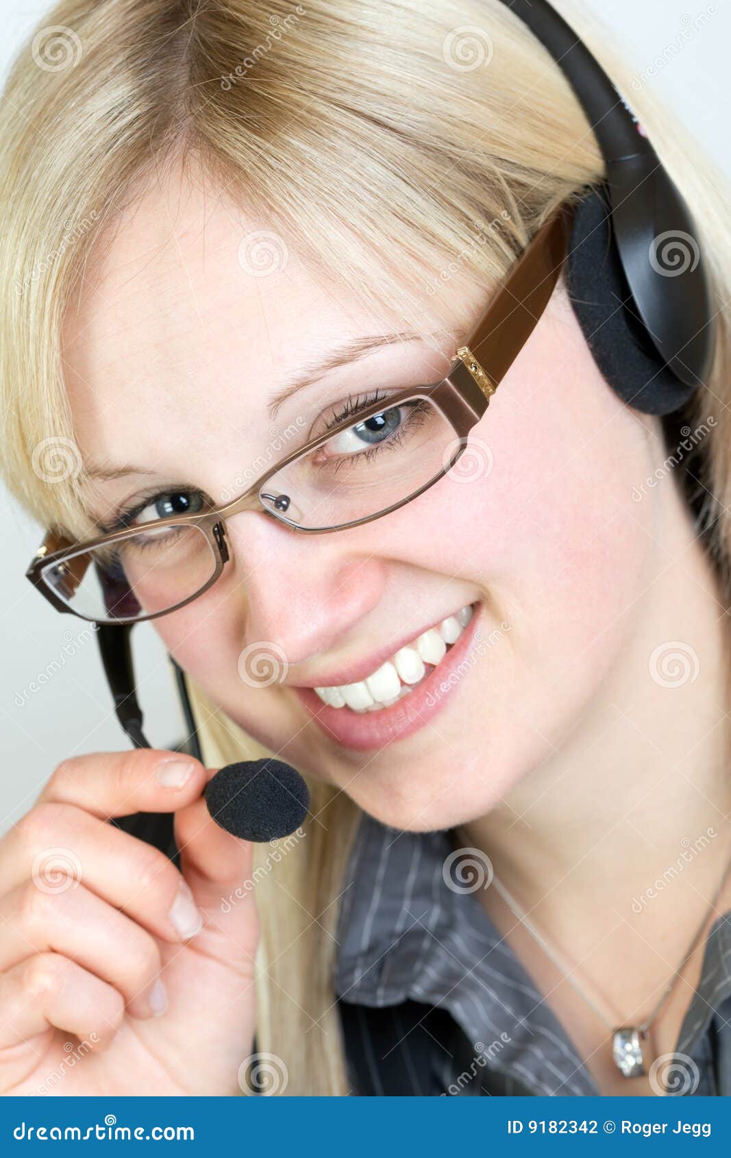 Call Center Agent stock photo. Image of clerk, helpdesk - 9182342