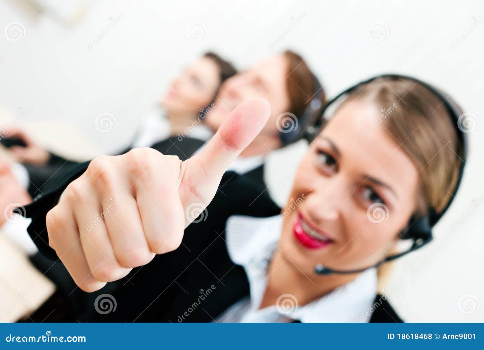 Call center agents stock photo. Image of communication - 18618468