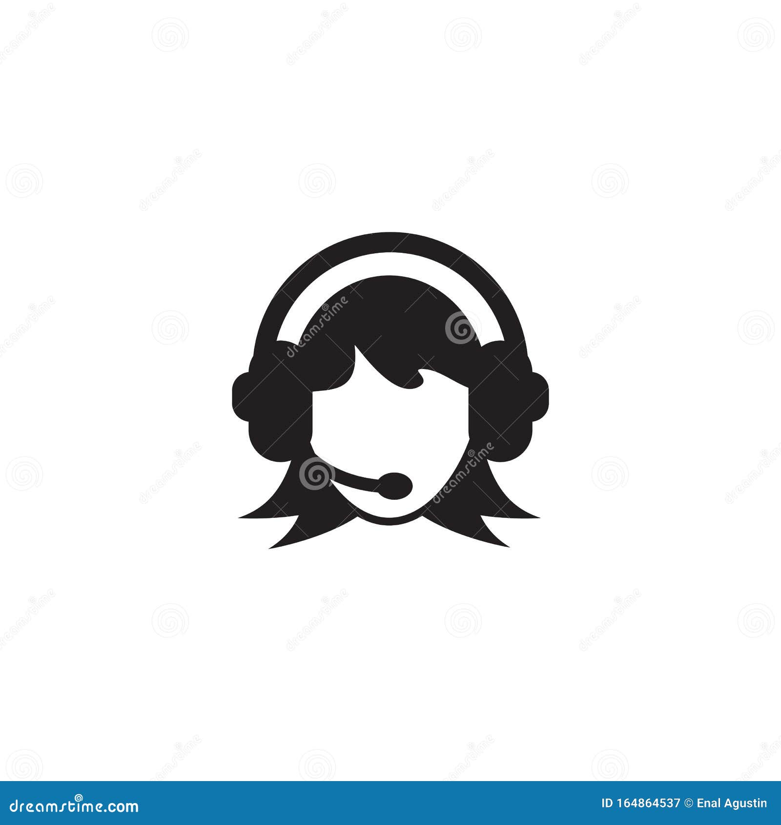 Call Center Customer Care Line Icon Logo Design Template Stock Vector ...