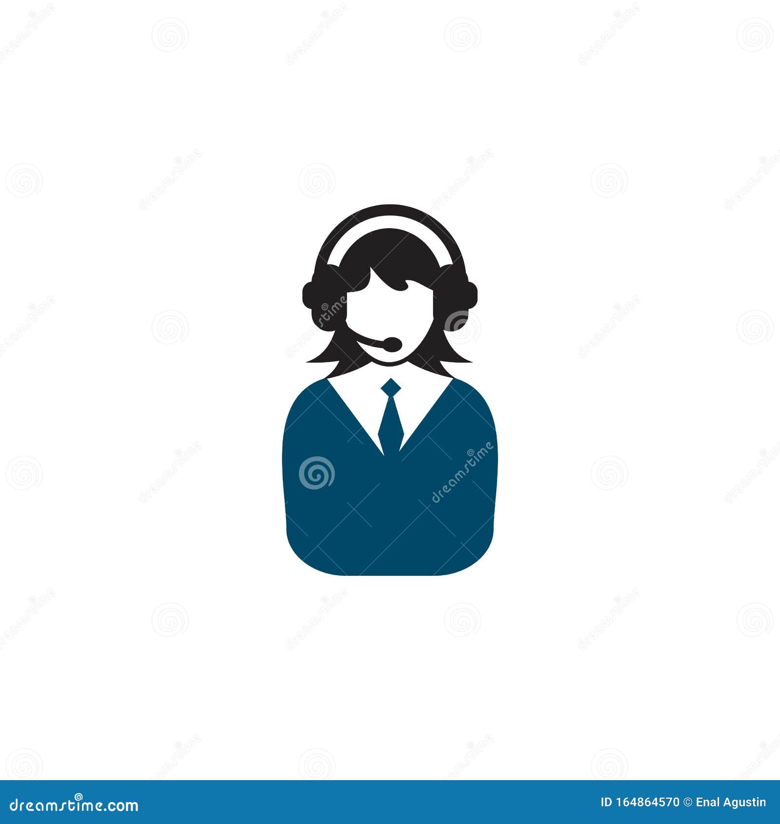 Call Center Customer Care Line Icon Logo Design Template Stock Vector ...