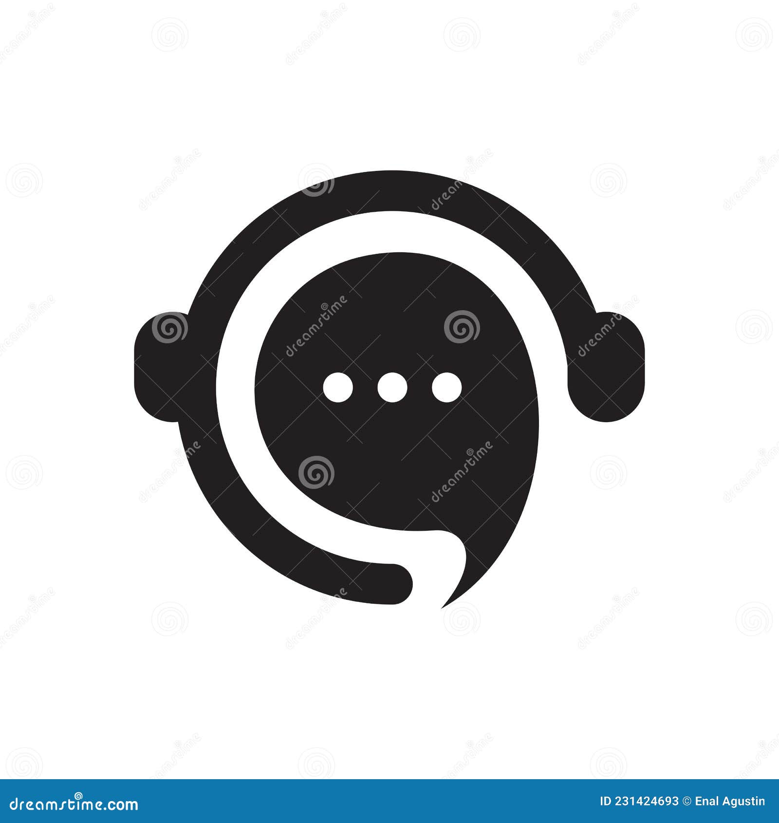 Call Center Customer Service 24 Hours in 7 Days Logo Design Stock ...