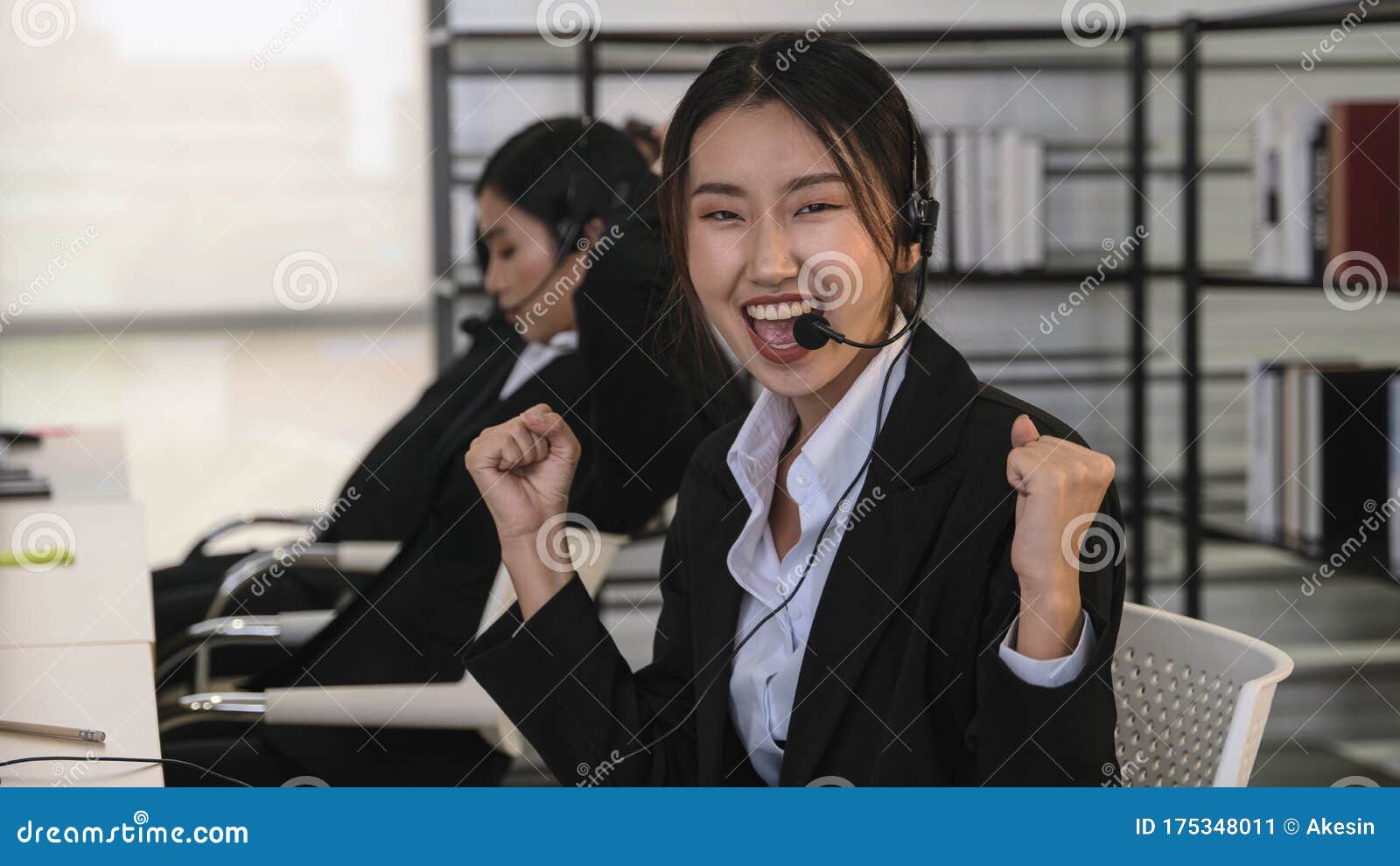 Call Center and Help Desk Support Agent in Operation at Online Customer ...