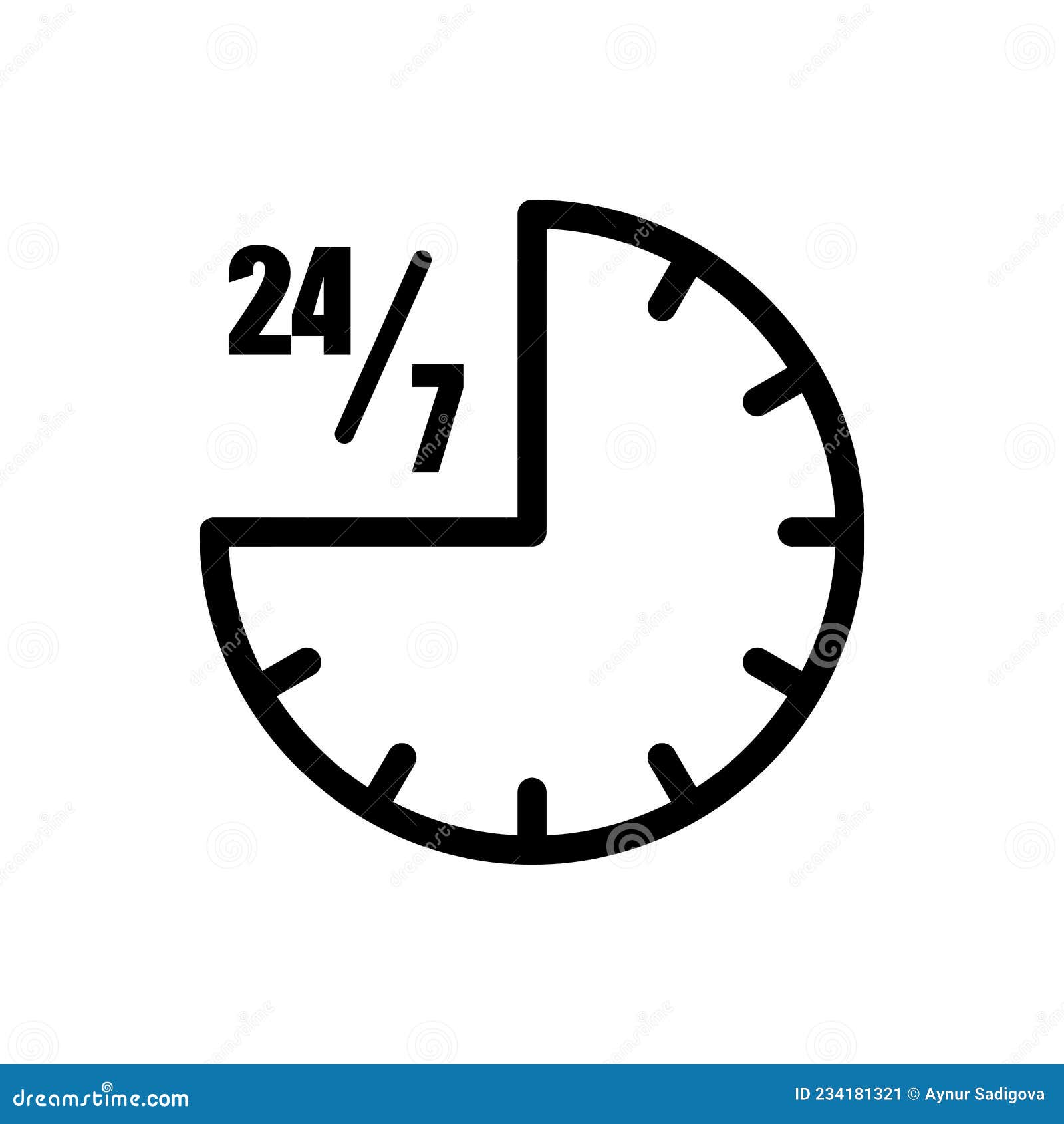 Call Center 24 Hours Icon, Operator Customer Support Symbol, Help ...