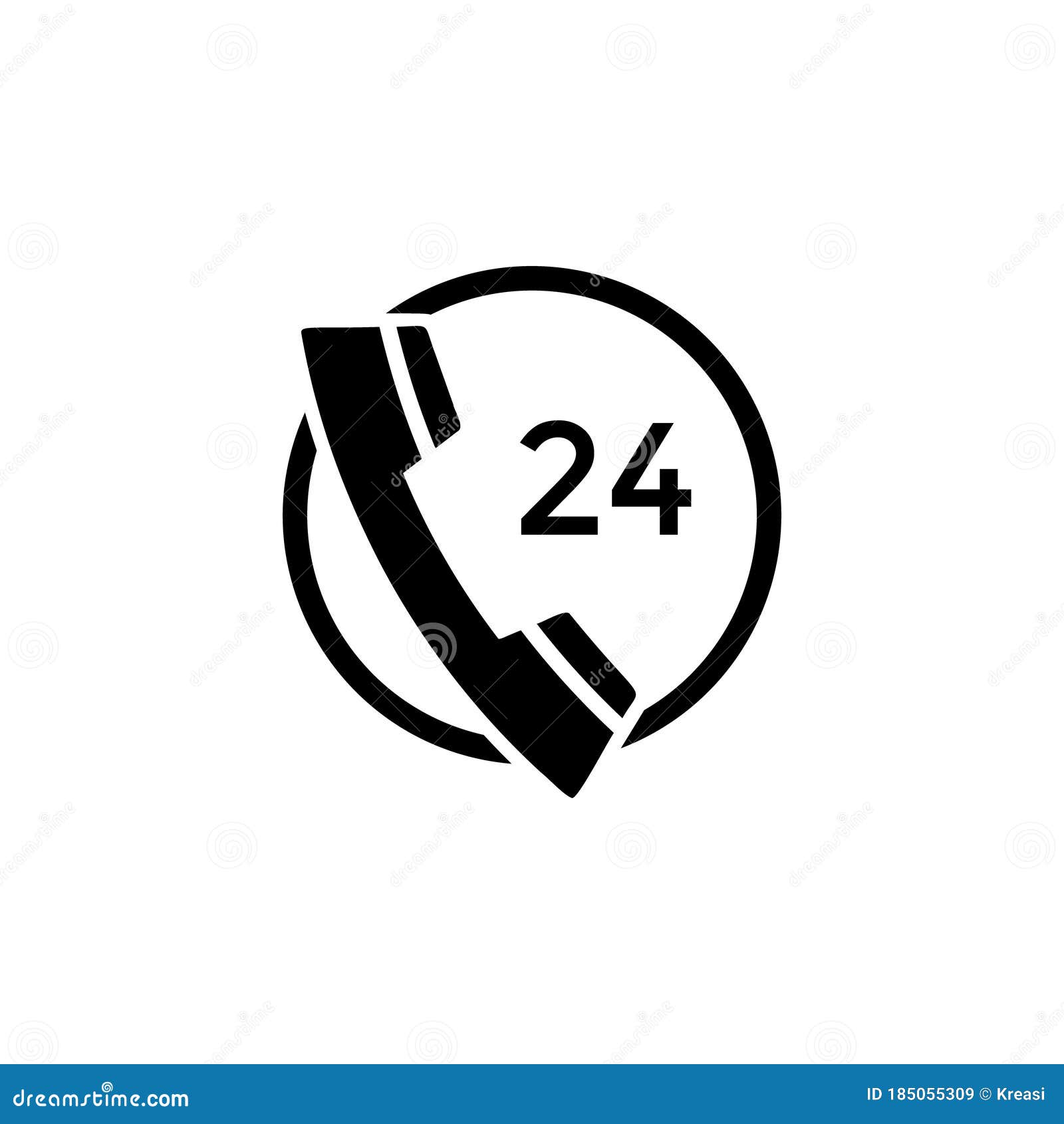 Call Center Icon Flat Vector Design Stock Vector - Illustration of ...