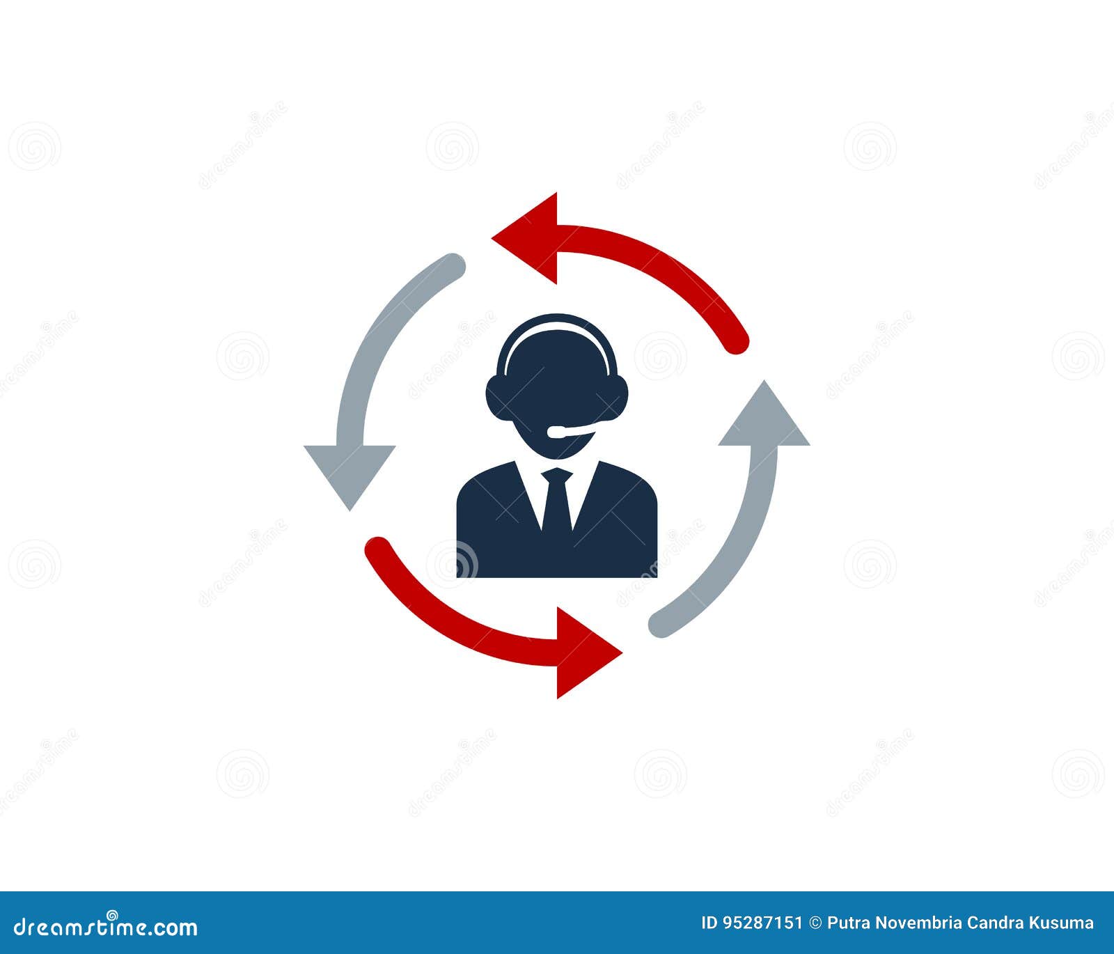 Call Center Icon Logo Design Element Stock Vector - Illustration of ...