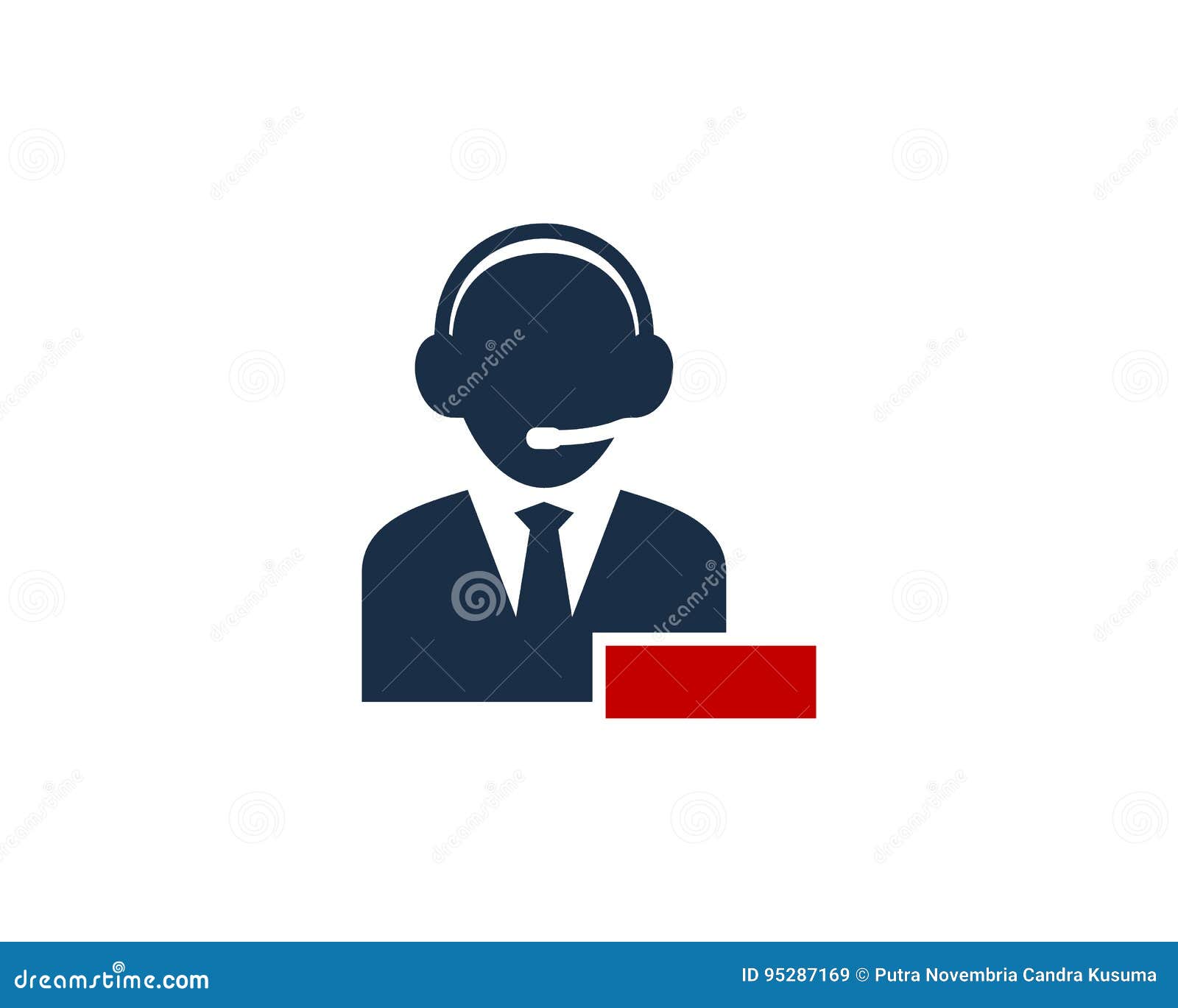 Call Center Icon Logo Design Element Stock Vector - Illustration of ...