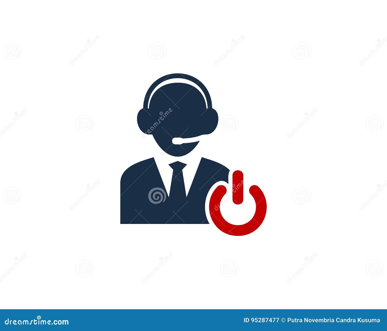 Call Center Icon Logo Design Element Stock Vector - Illustration of ...