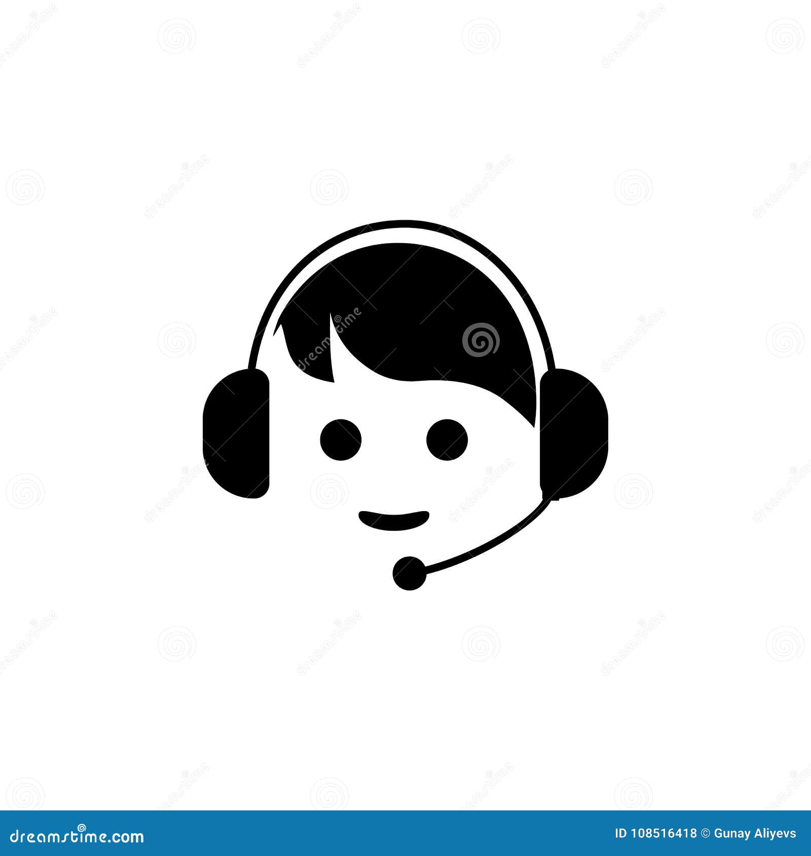 Call center icon stock illustration. Illustration of feedback - 108516418