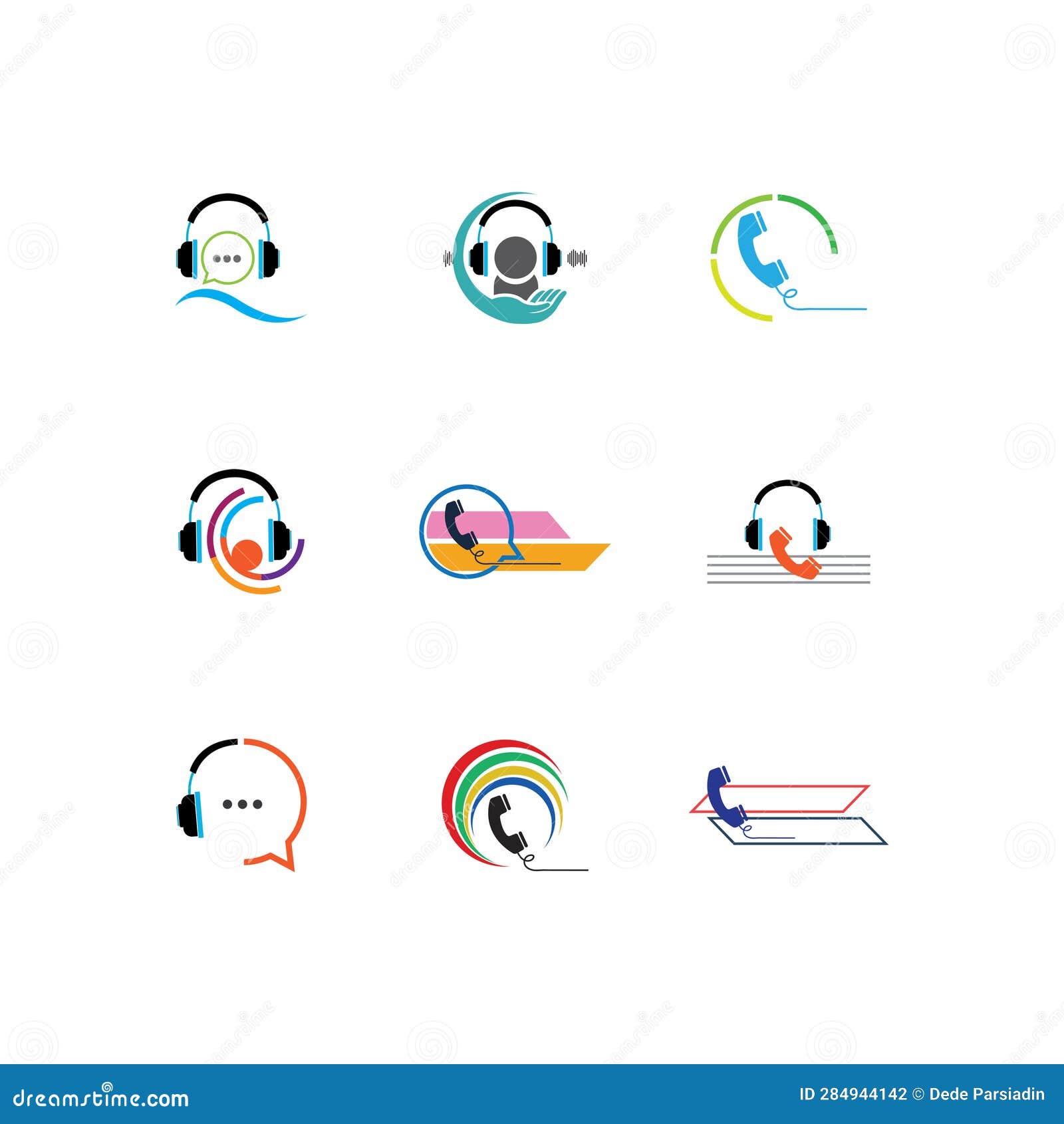 Call Center Logo Vector Illustration Design Template Stock Vector ...