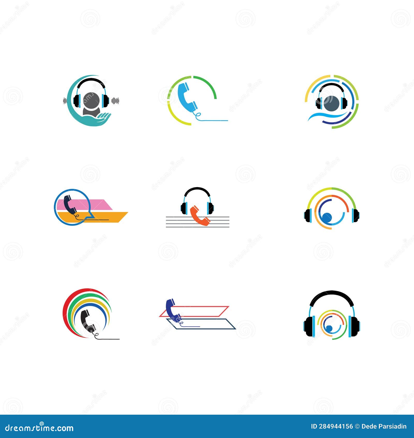 Call Center Logo Vector Illustration Design Template Stock Vector ...
