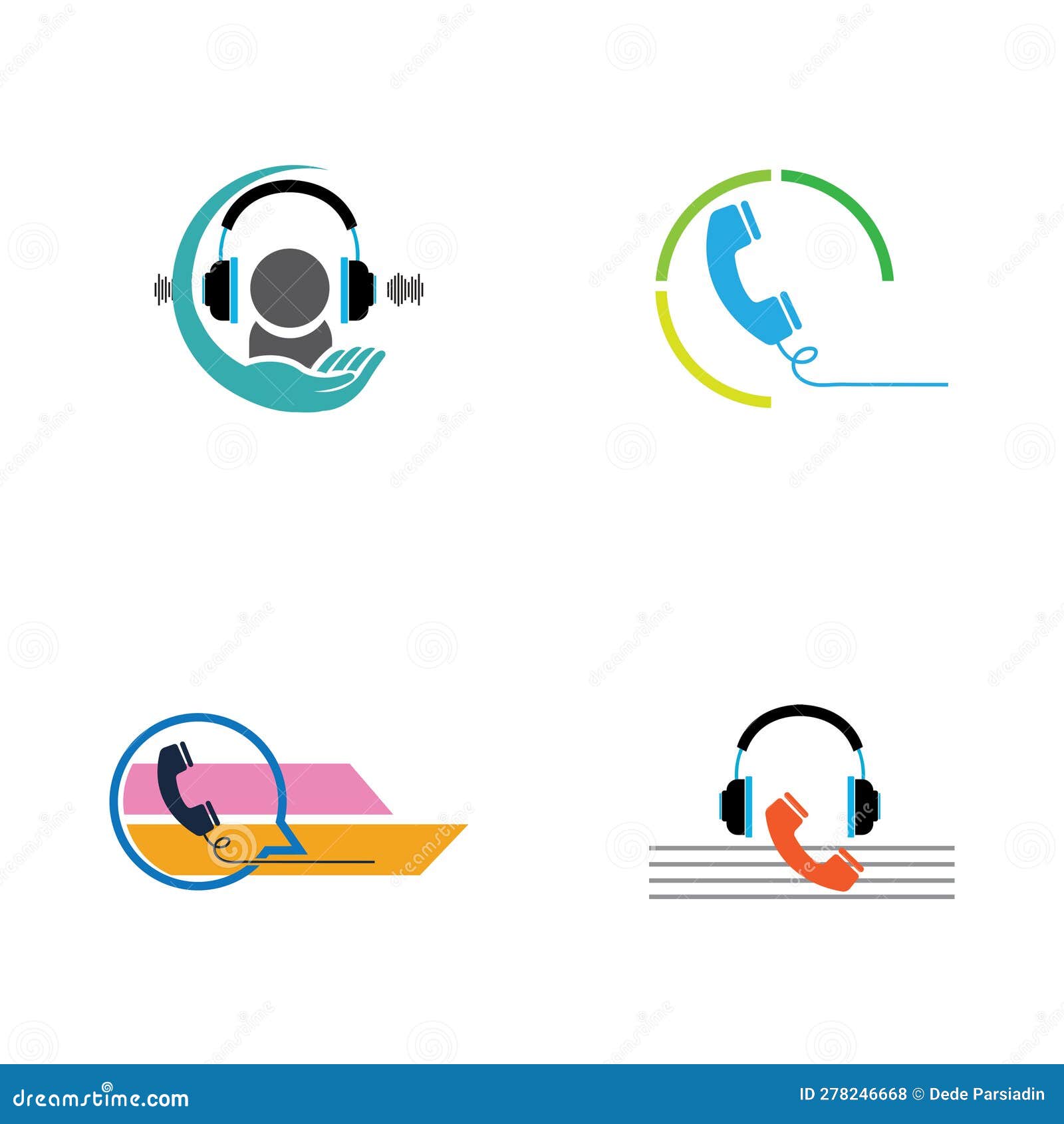 Call Center Logo Vector Illustration Design Template Stock Vector ...