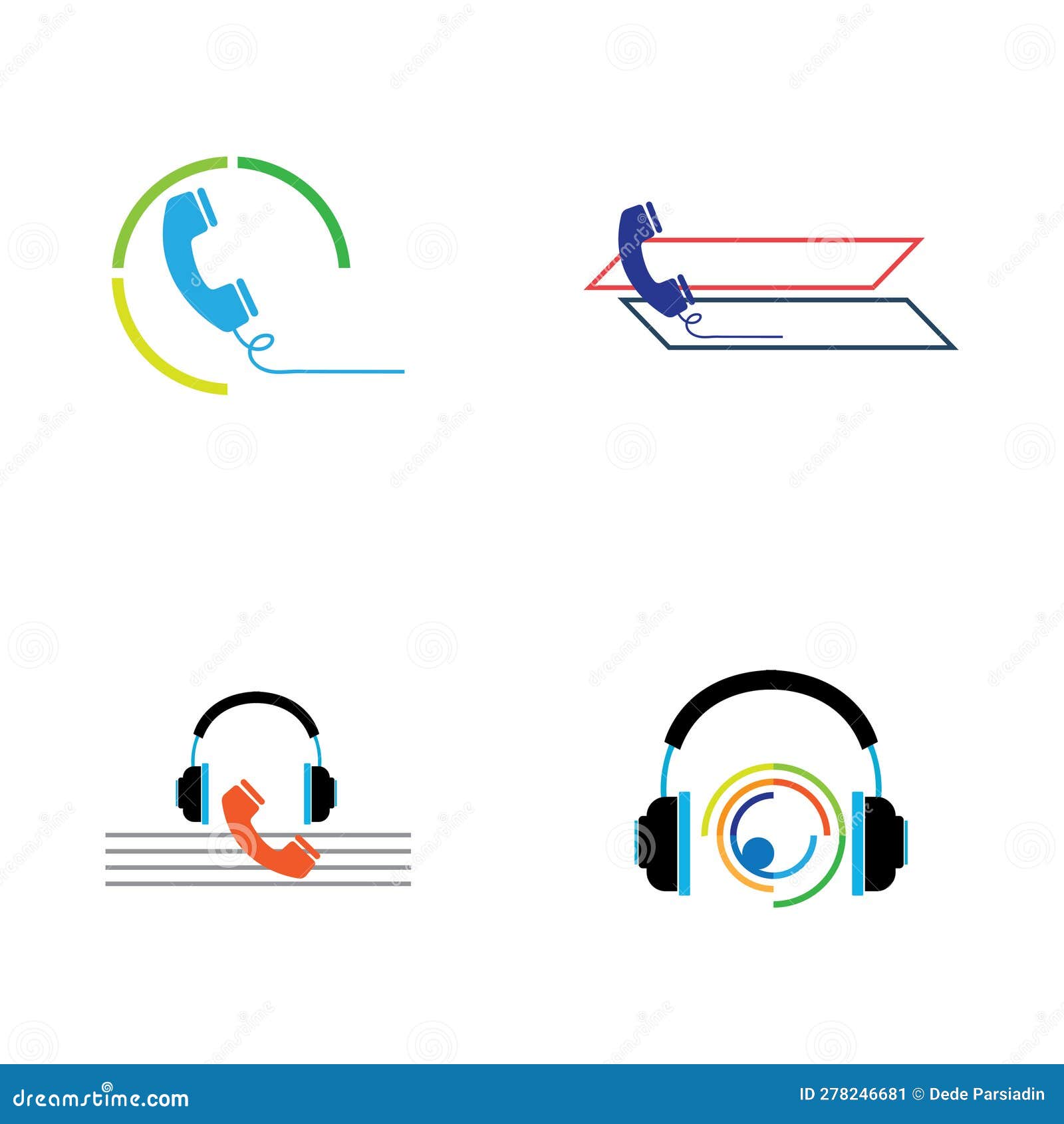 Call Center Logo Vector Illustration Design Template Stock Vector ...