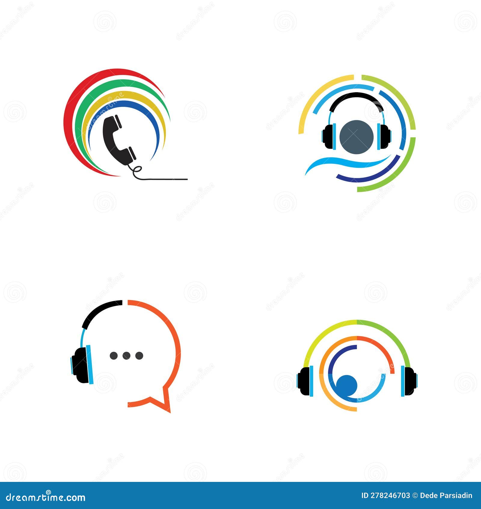 Call Center Logo Vector Illustration Design Template Stock Vector ...