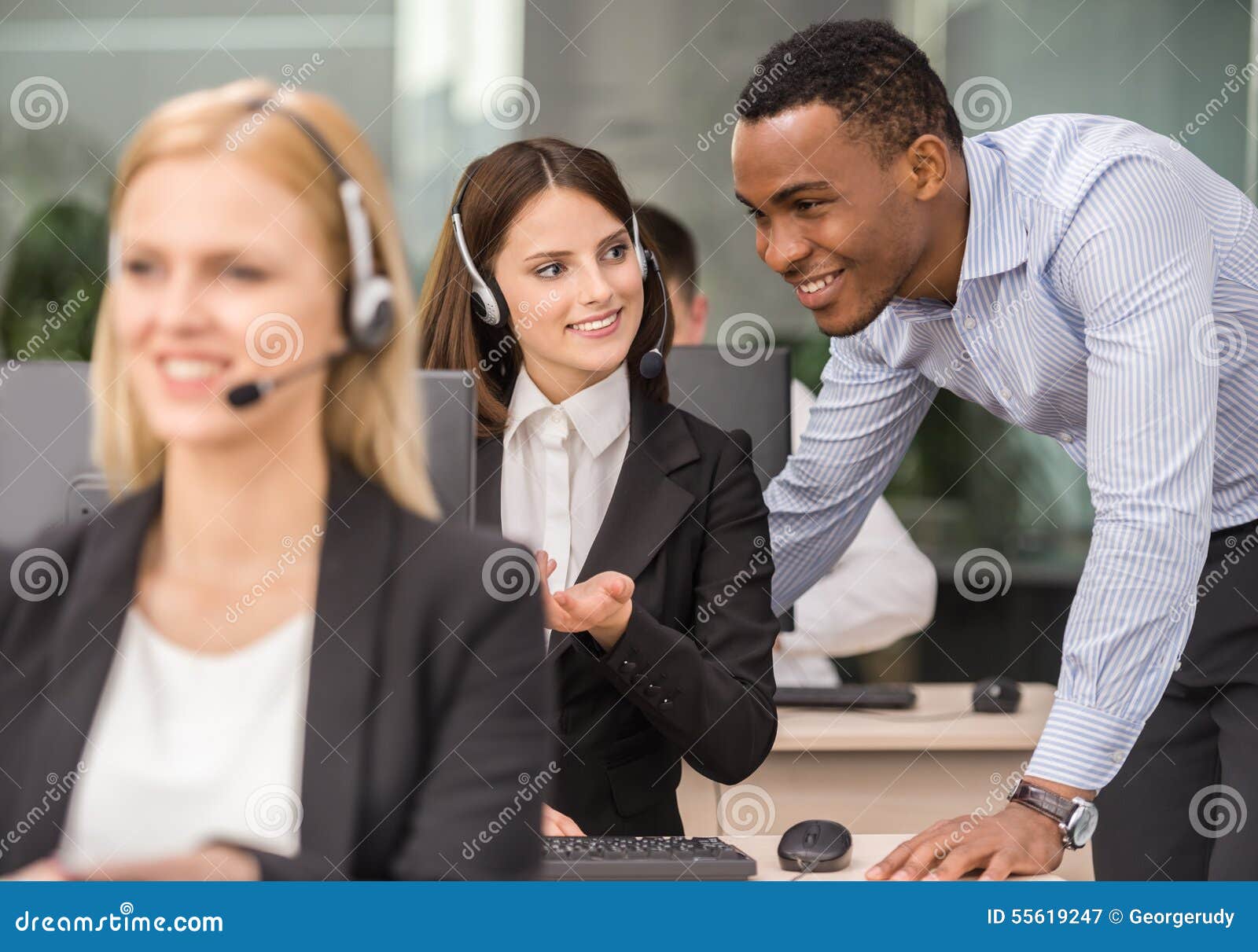 Call center stock image. Image of consultant, person - 55619247