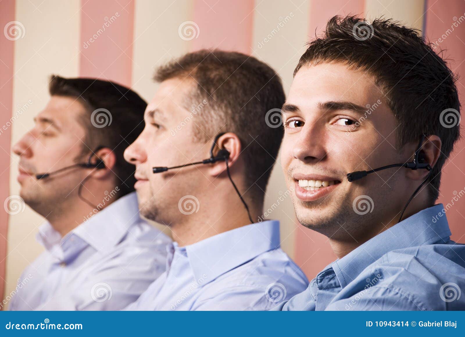 Call center men team stock photo. Image of call, adult - 10943414