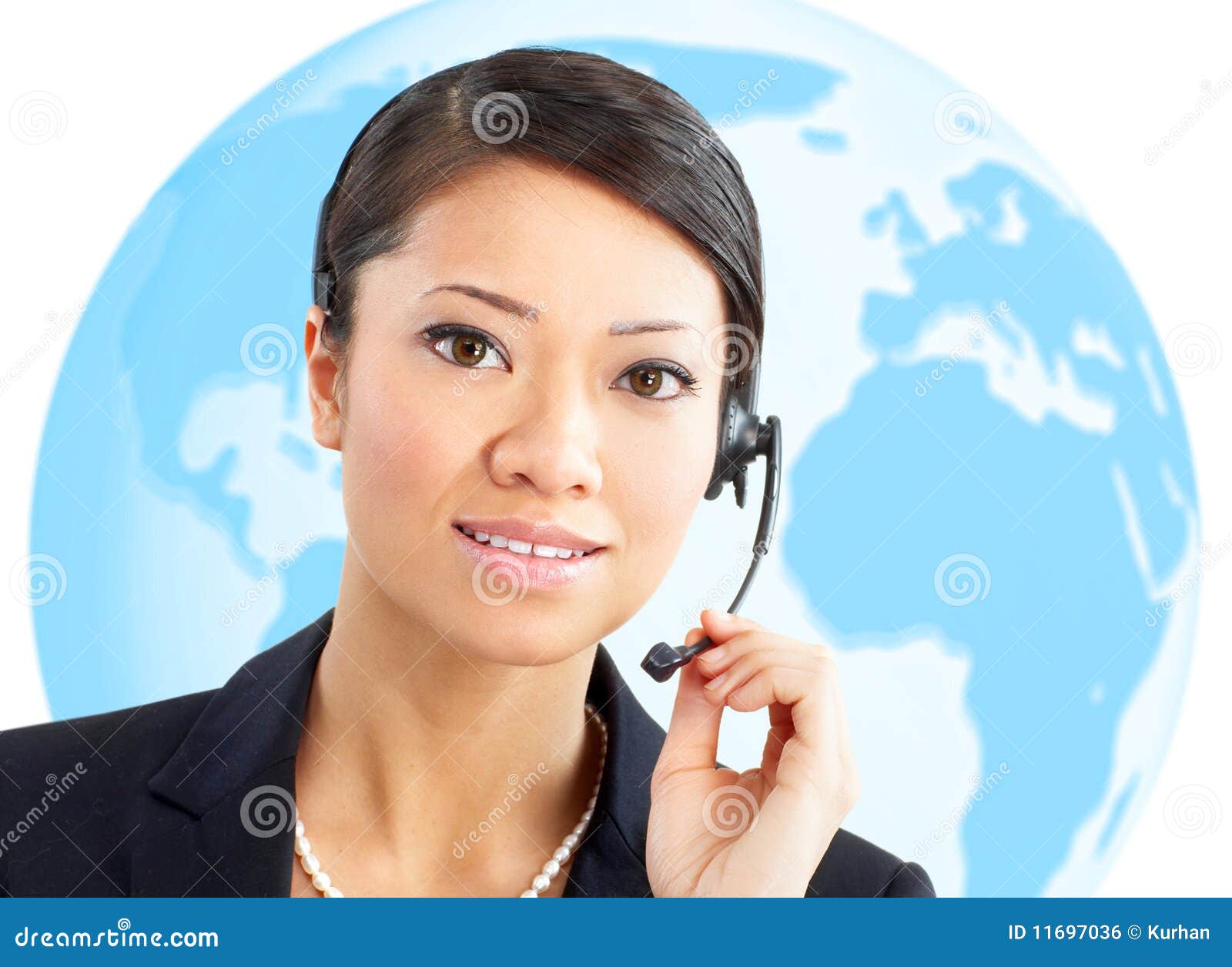 Call Center Operator stock photo. Image of face, customer - 11697036
