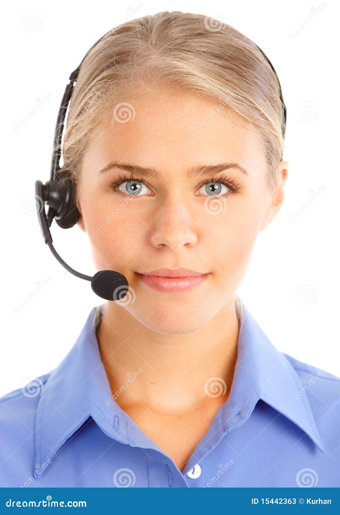 Call Center Operator stock image. Image of operator, american - 15442363