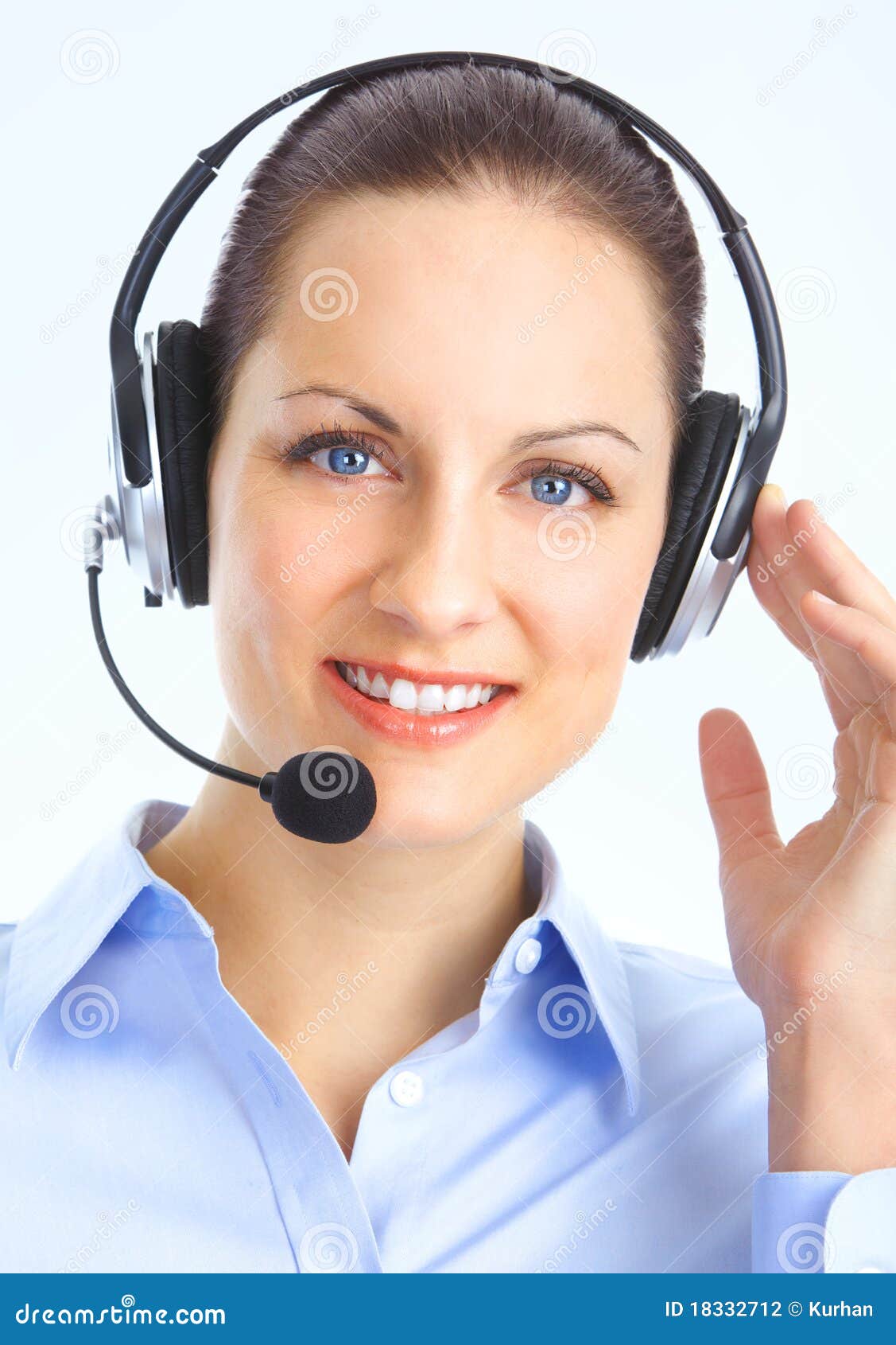 Call Center Operator stock photo. Image of consultation - 18332712