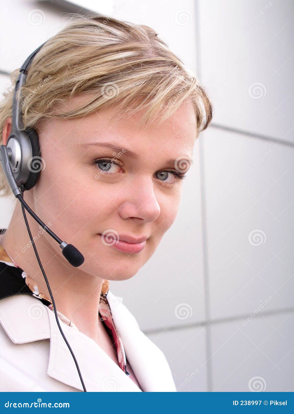 Call center operator stock image. Image of center, desk - 238997
