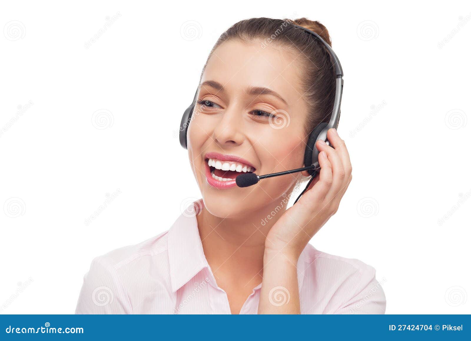 Call Center Operator stock photo. Image of call, center - 27424704