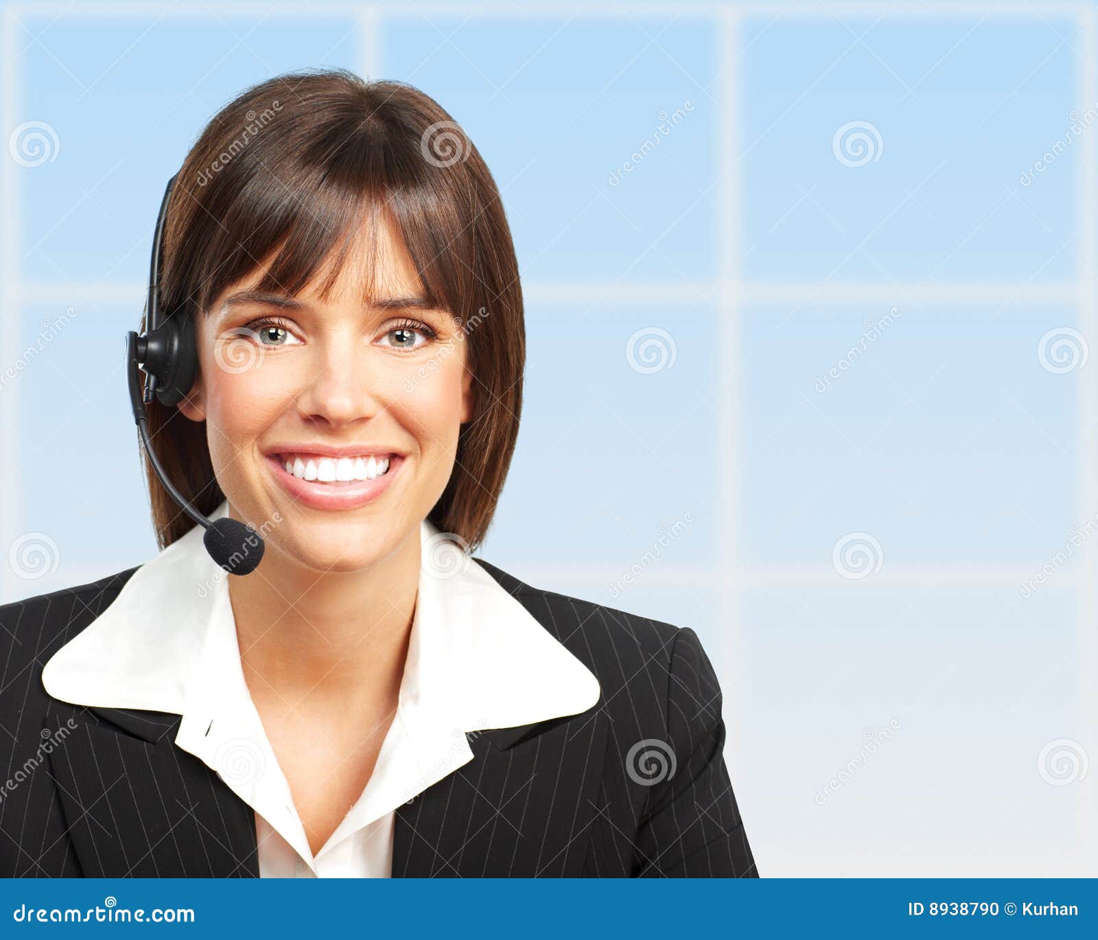 Call Center Operator stock photo. Image of office, global - 8938790