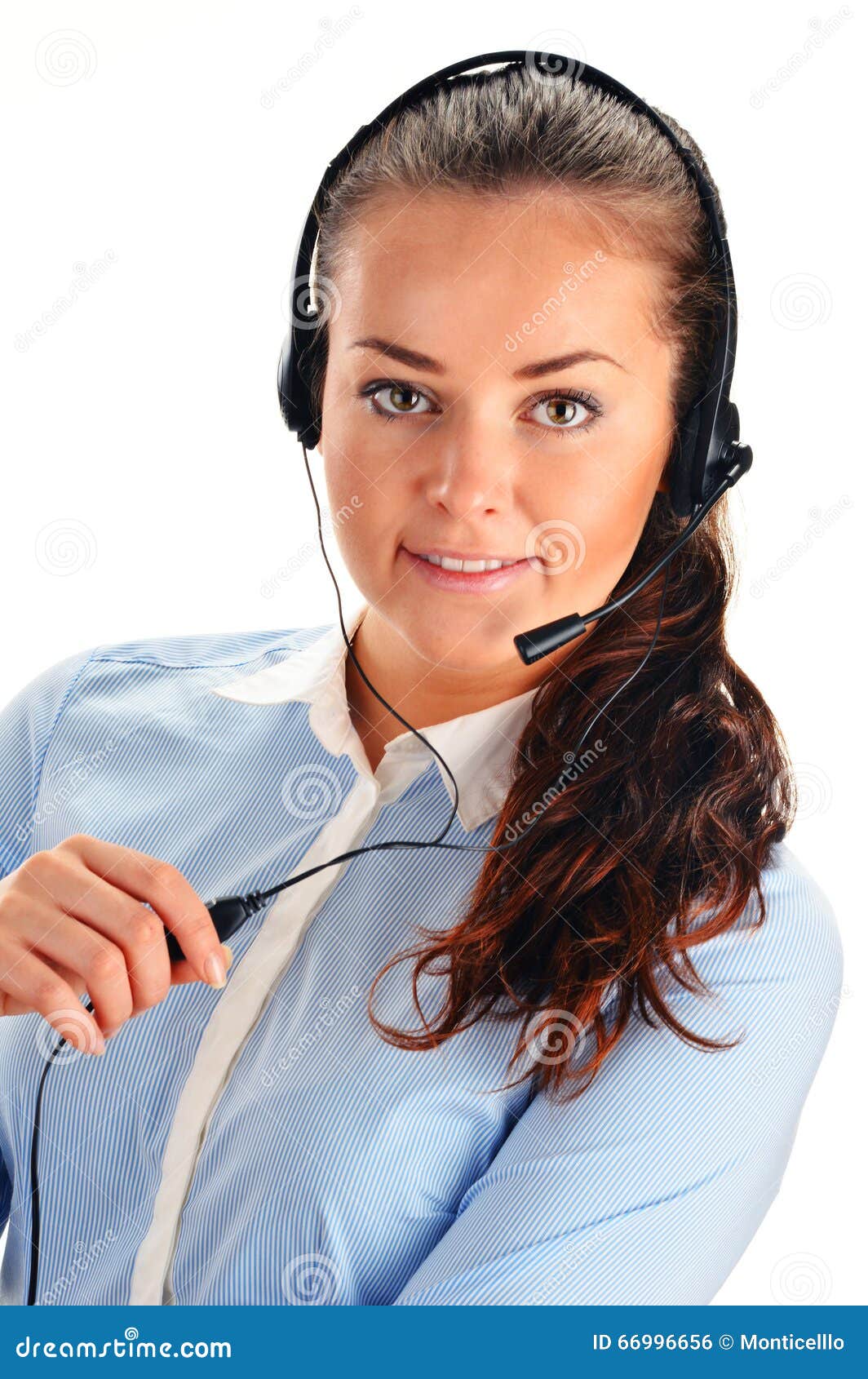 Call Center Operator. Customer Support Stock Photo - Image of headphone ...